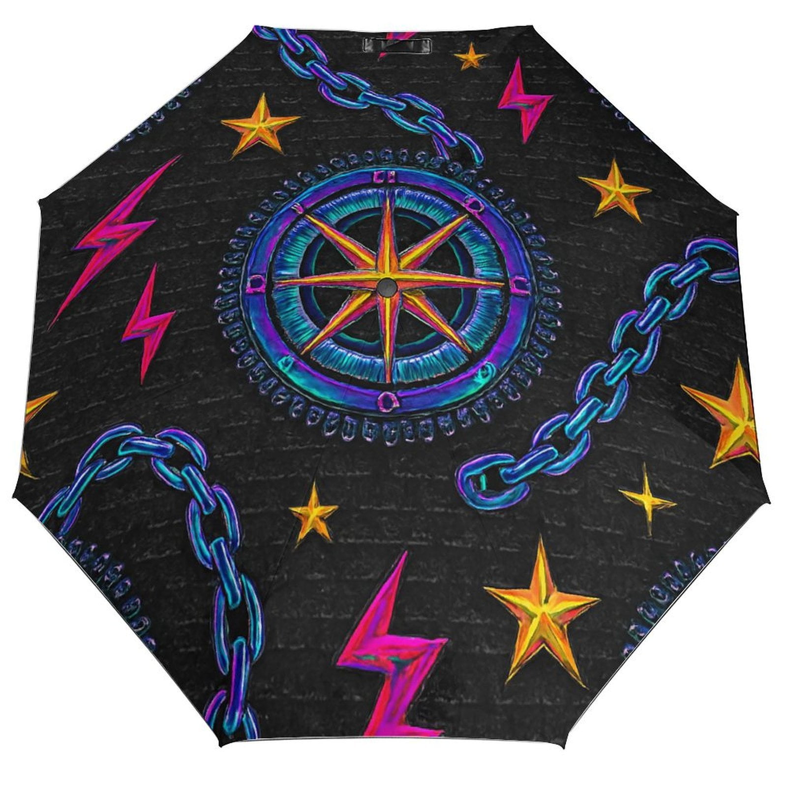 POBUDS Windproof Automatic Umbrella – Steel-Carbon Fiber Frame, UV ...