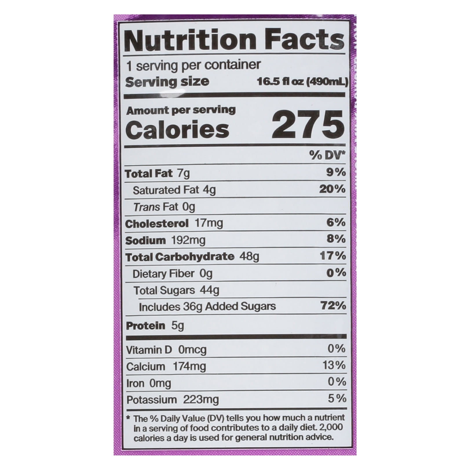 (4 pack) POCAS Bubble Tea, 4 ct, Taro Flavor, Taiwan Classic Milk Tea ...