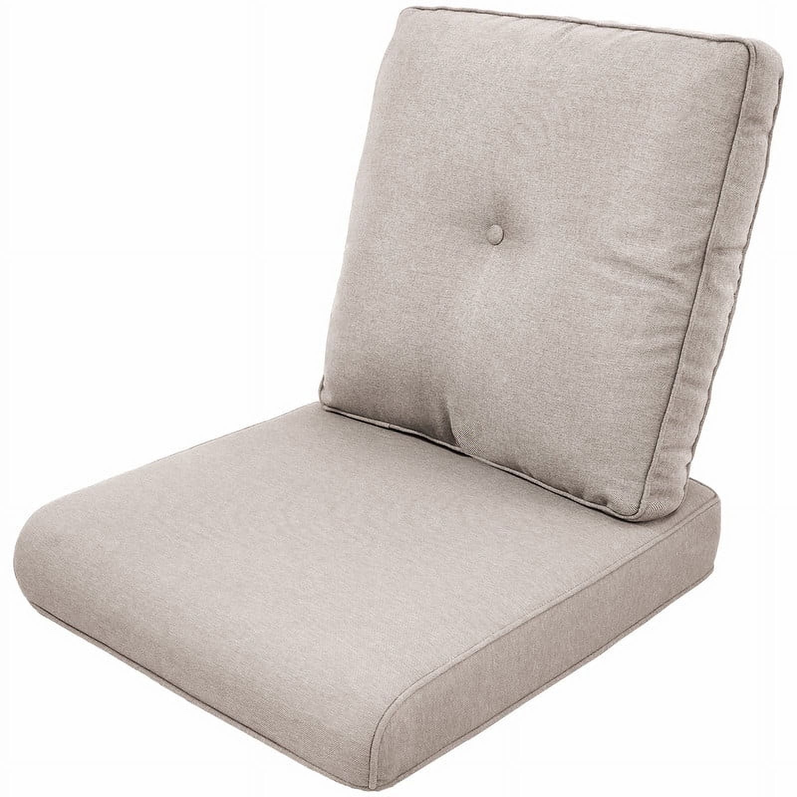 POCASSY Outdoor Deep Seat Cushion Set, 25 x 21.65, Water Repellant ...