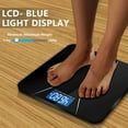 POCFGST Digital Body Weight Scale, 400lbs, Easy-Read LCD, Wide Platform ...