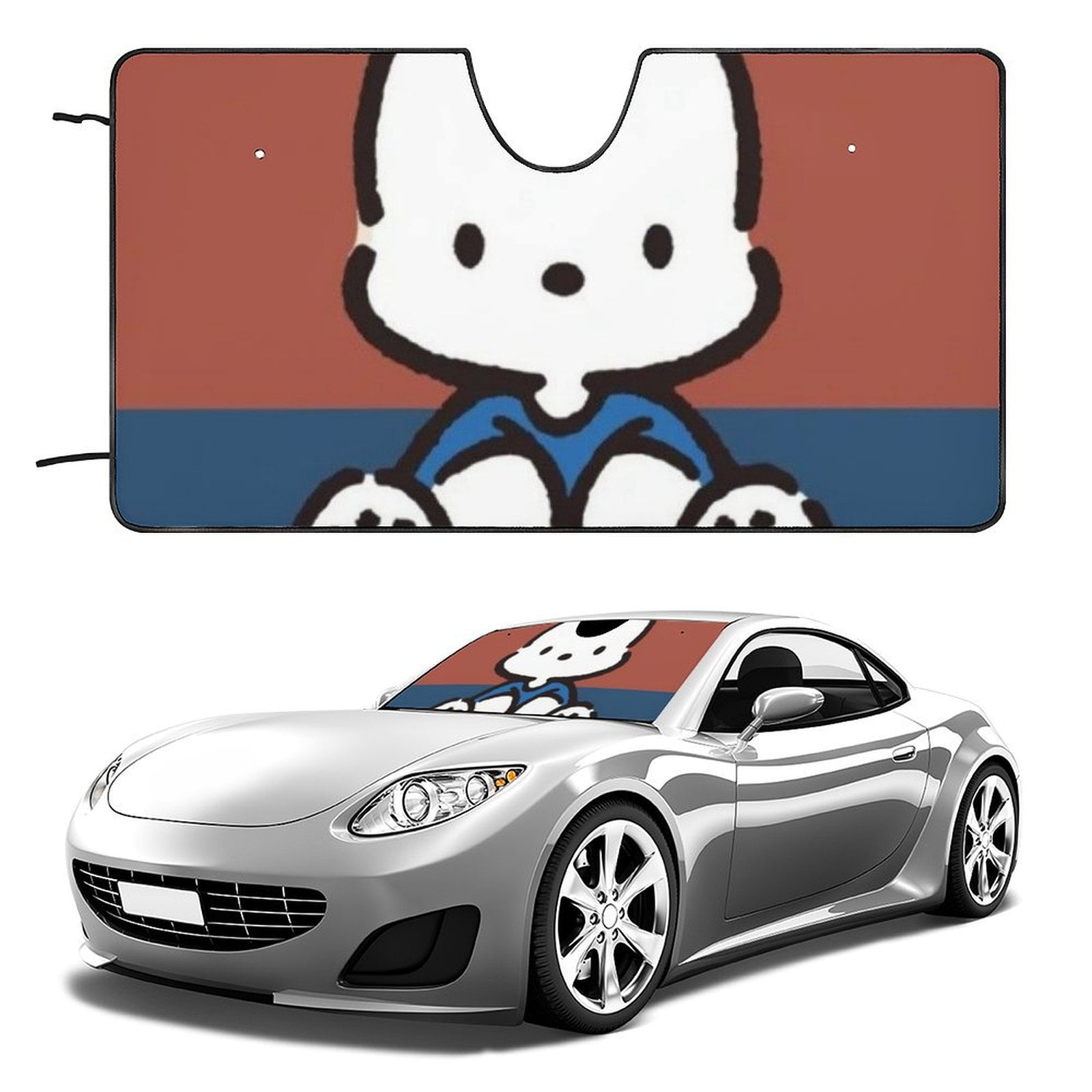 POCH-ACCO Car Windshield Sunshade Anime for SUV Pickup Truck Gift 55 ...