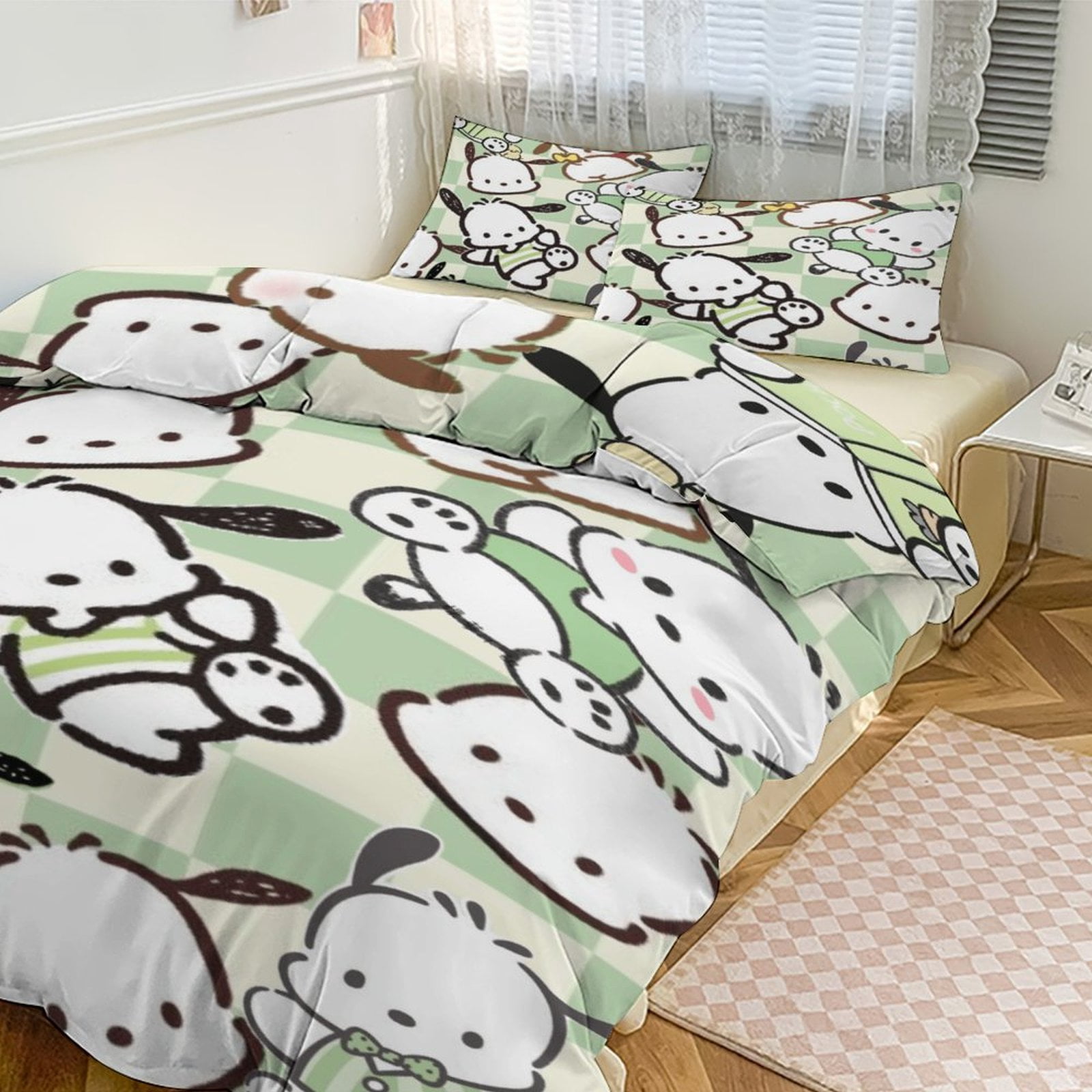 POCHA-CCO Bedding Set Anime Three-piece for Boys Girls Teens King POCHA ...