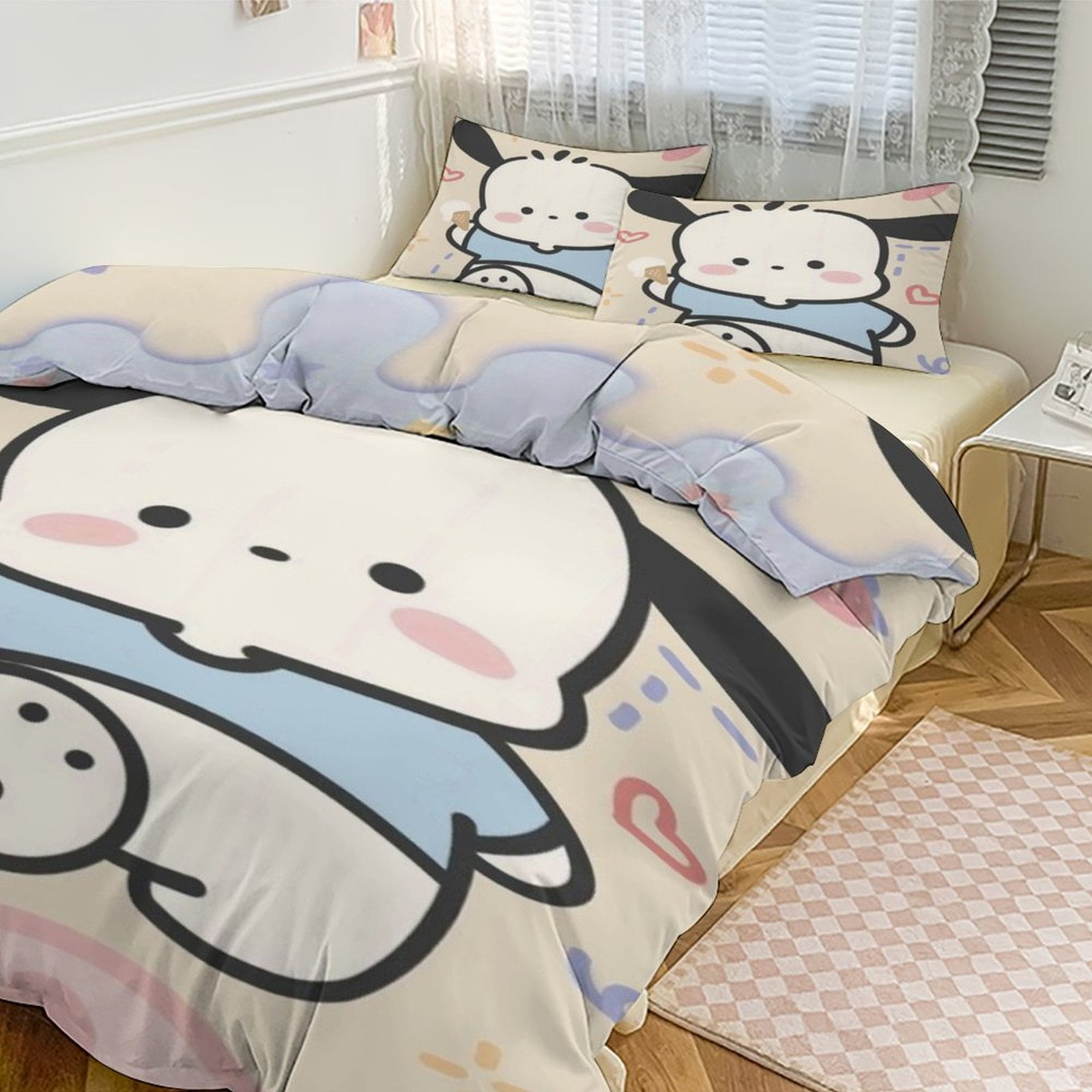 POCHA-CCO Bedding Set Anime Three-piece for Boys Girls Teens King POCHA ...