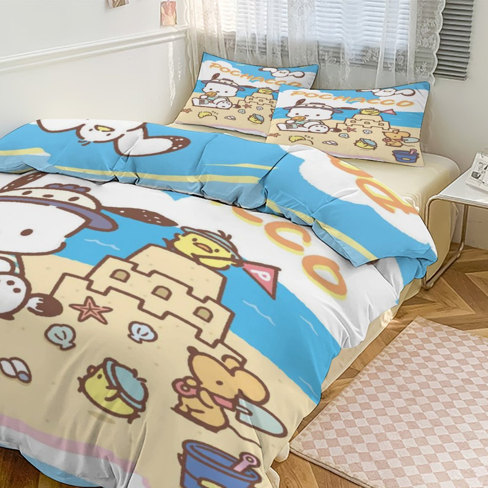 POCHA-CCO Bedding Set Anime Three-piece for Boys Girls Teens King POCHA ...