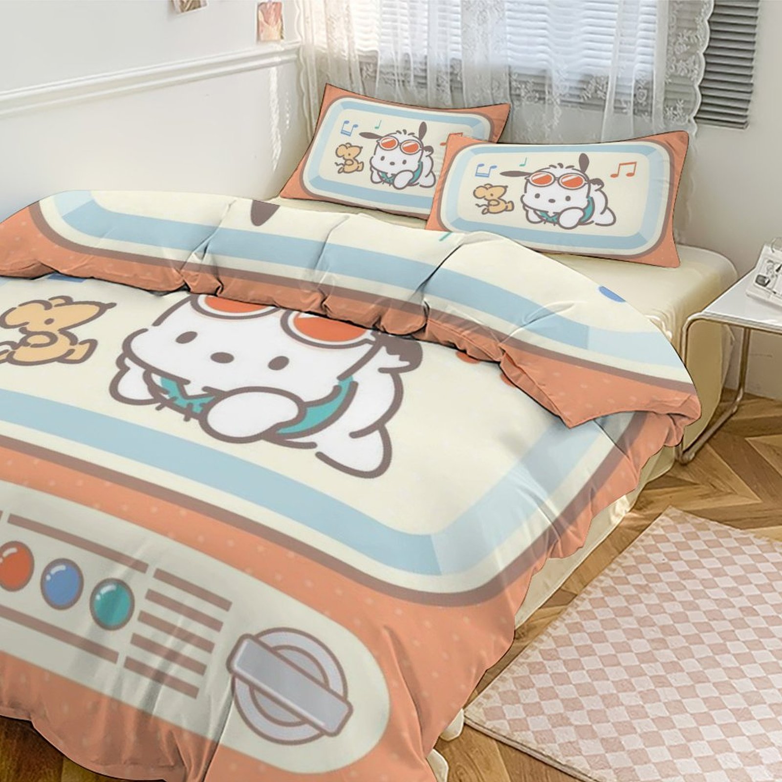 POCHA-CCO Bedding Set Anime Three-piece for Boys Girls Teens Queen ...