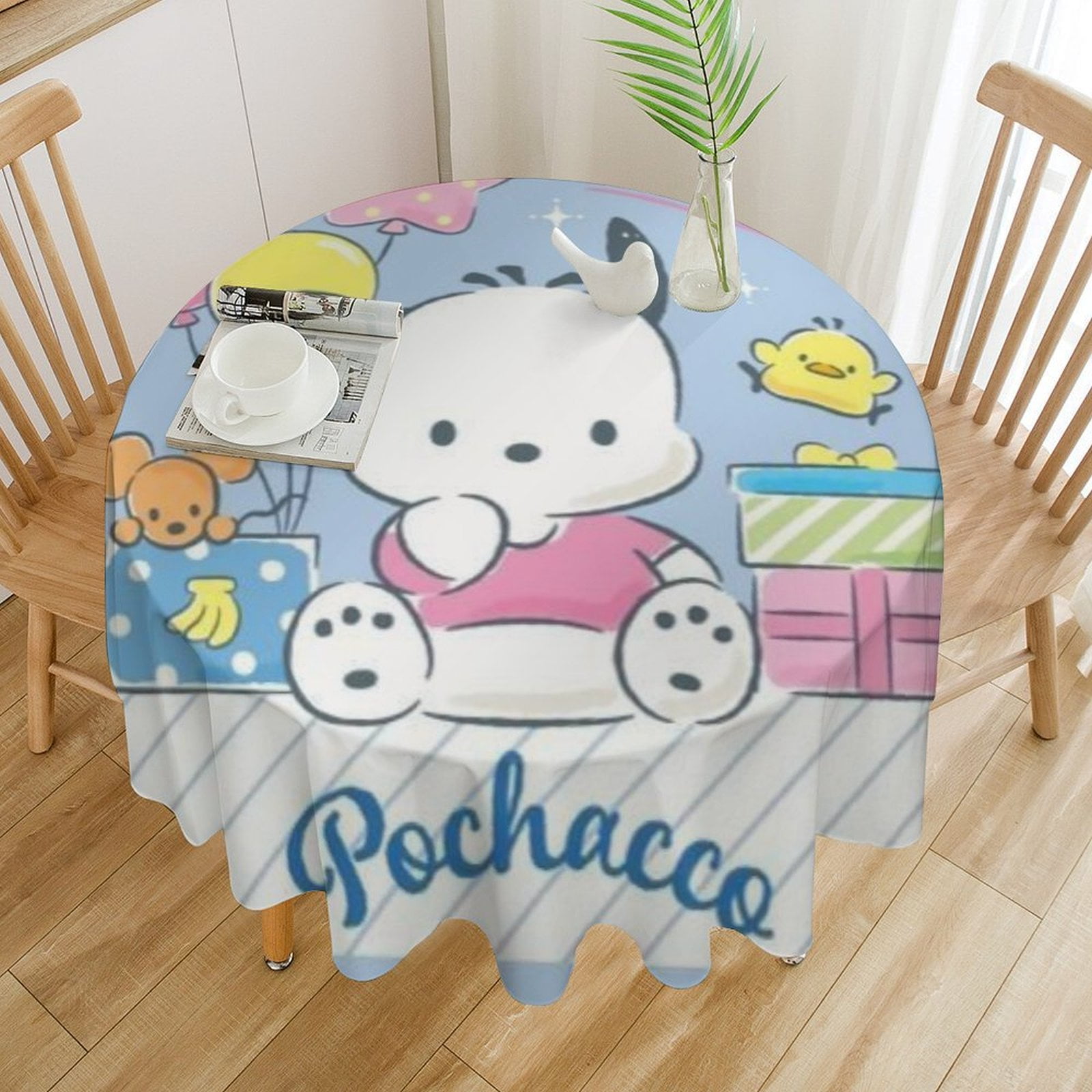 POCHACCO Tablecloth Anime for Dining Table Picnic Gift 50x50in POCHACCO ...