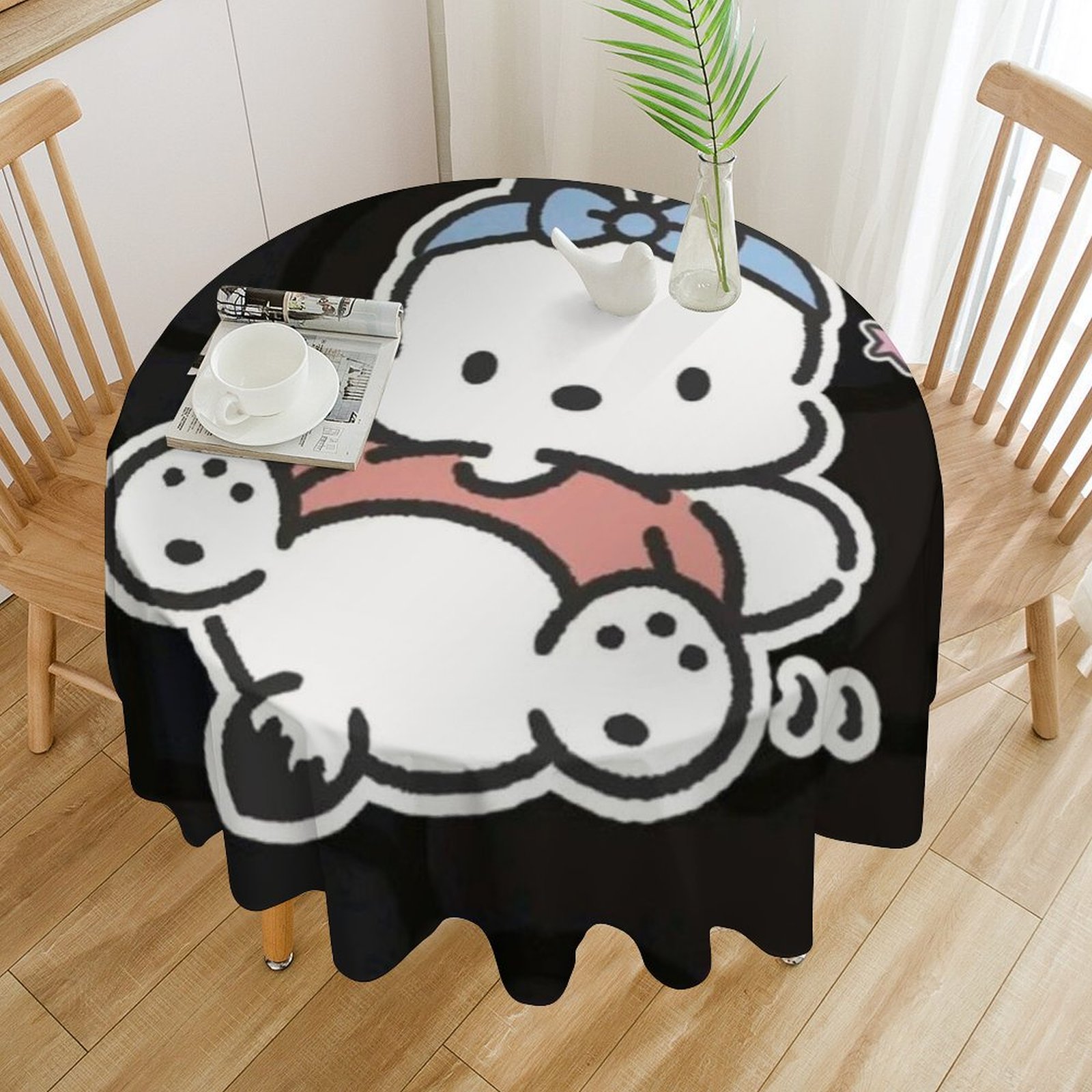 POCHACCO Tablecloth Anime for Dining Table Picnic Gift 50x50in POCHACCO ...