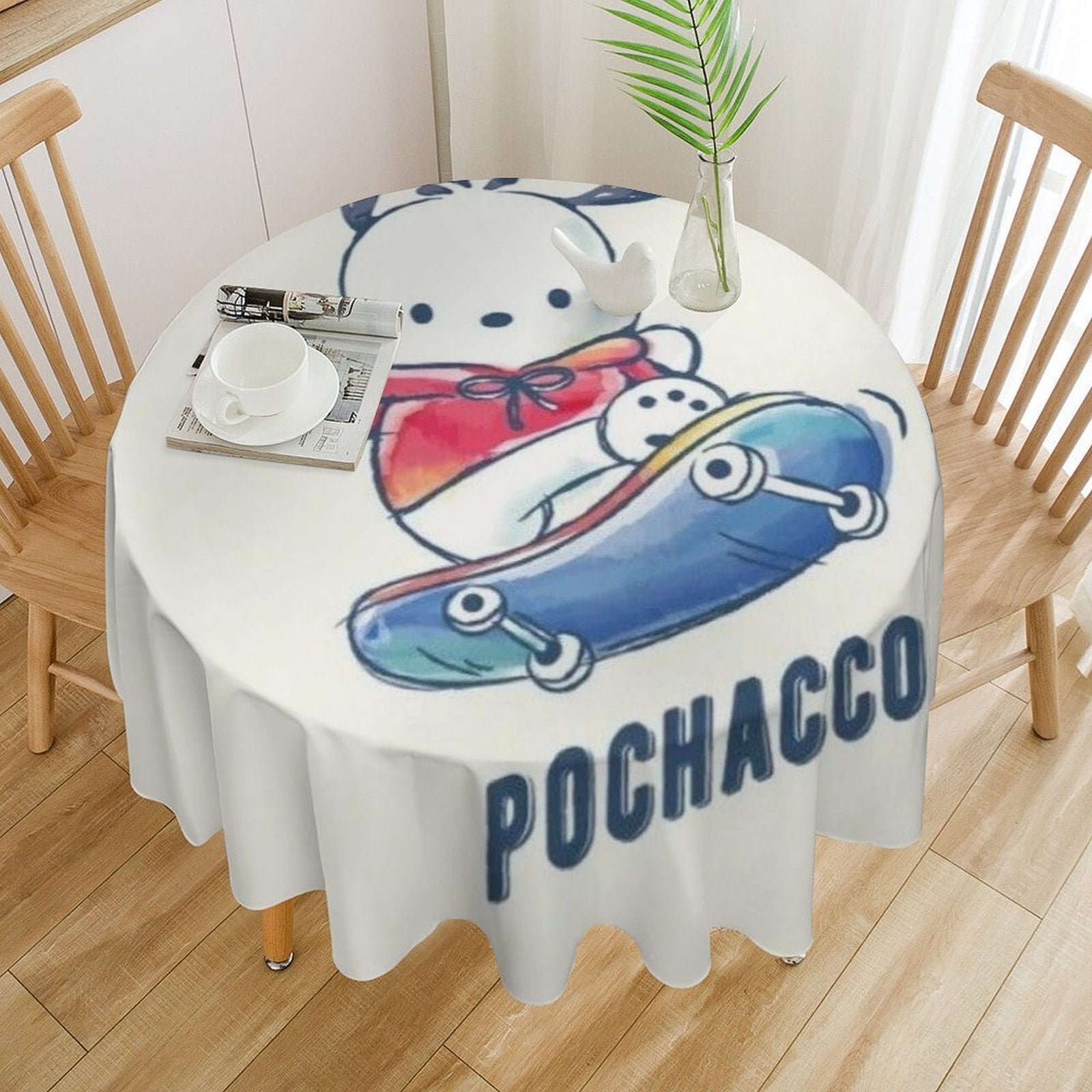 POCHACCO Tablecloth Anime for Dining Table Picnic Gift 50x50in POCHACCO ...