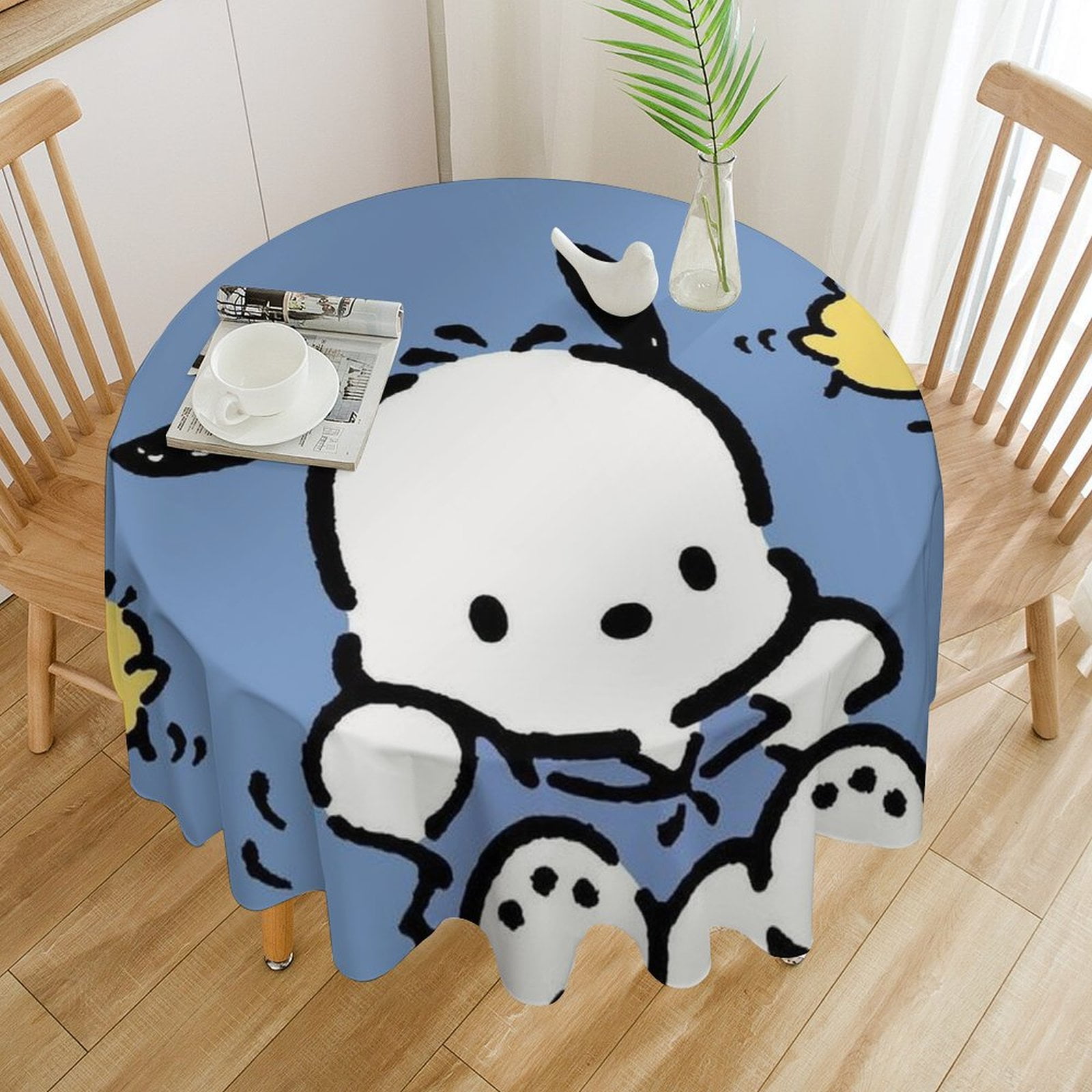 POCHACCO Tablecloth Anime for Dining Table Picnic Gift 70x70in POCHACCO ...