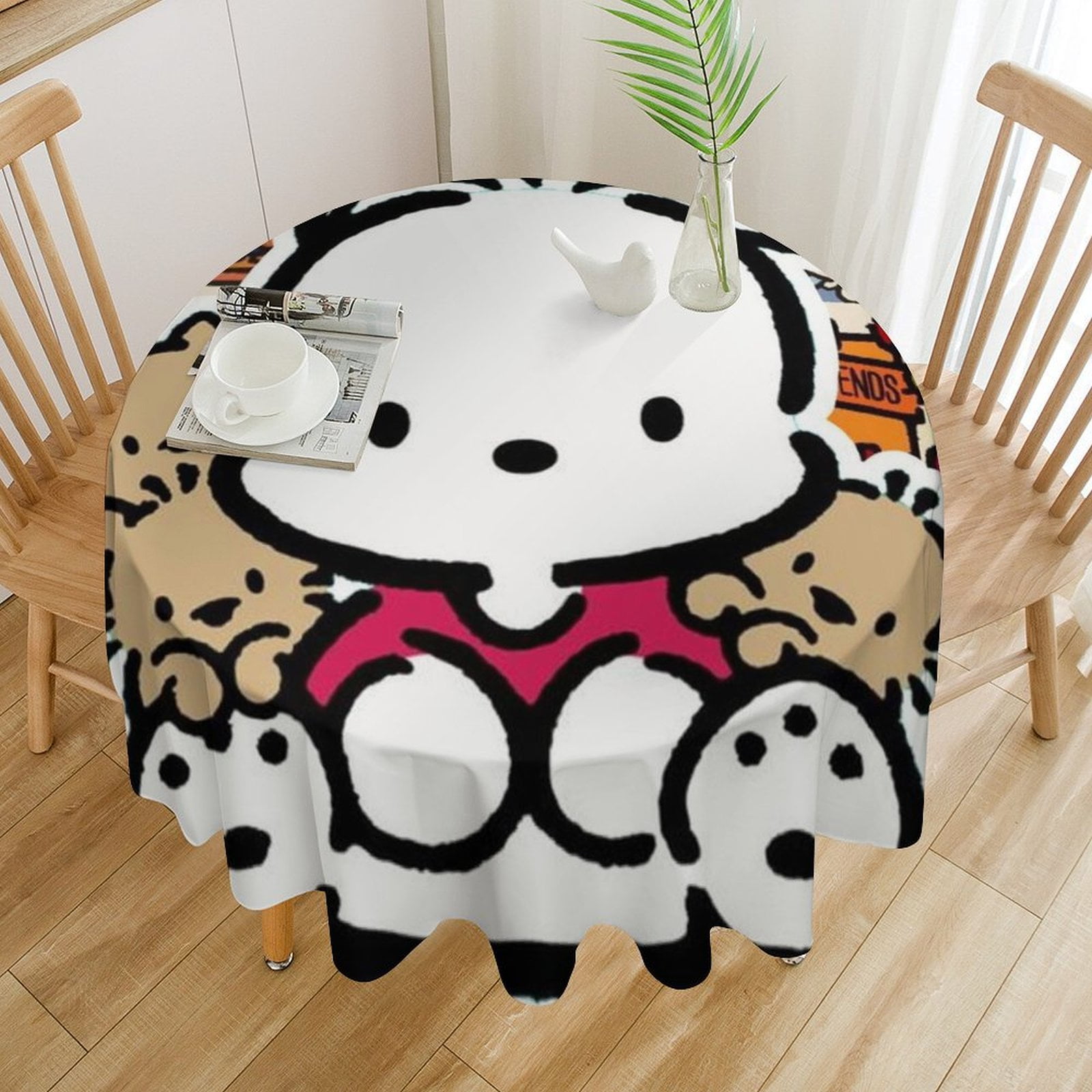 POCHACCO Tablecloth Anime for Dining Table Picnic Gift 70x70in POCHACCO ...