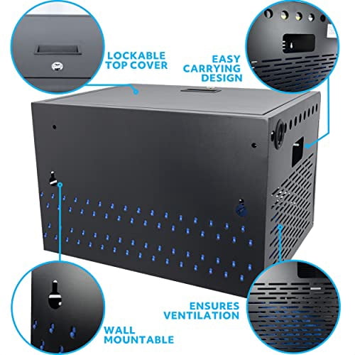 POCHAR 16-Unit Charging Cabinet for Laptops & Tablets - Locking Laptop ...