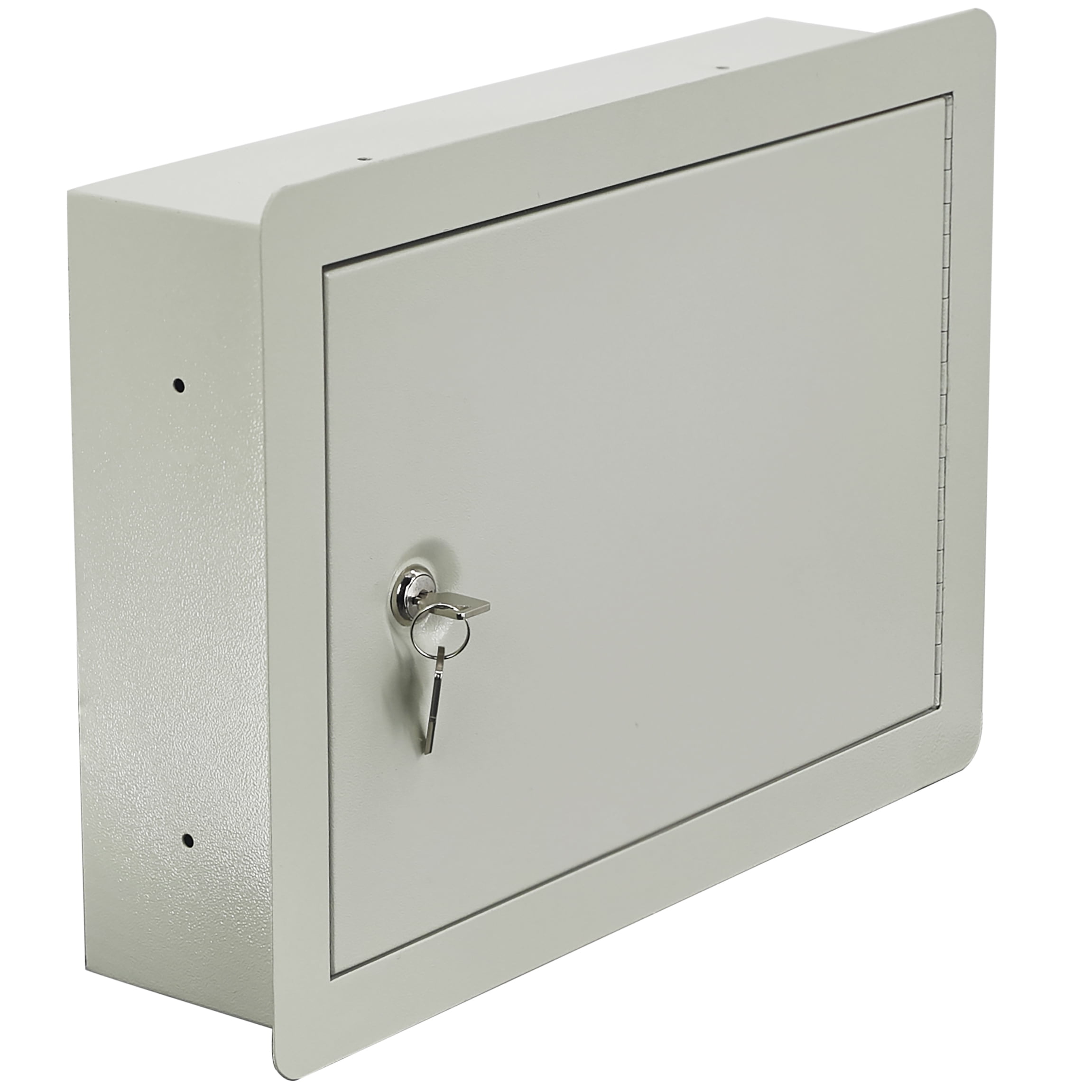 POCHAR Small Hidden In Wall Safe with Key Lock - Heavy Duty Steel In ...