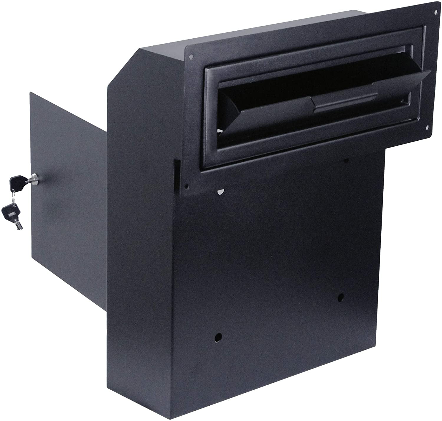 POCHAR Mailbox Slot Drop Box for Mail Delivery, Key Return, Deposit ...