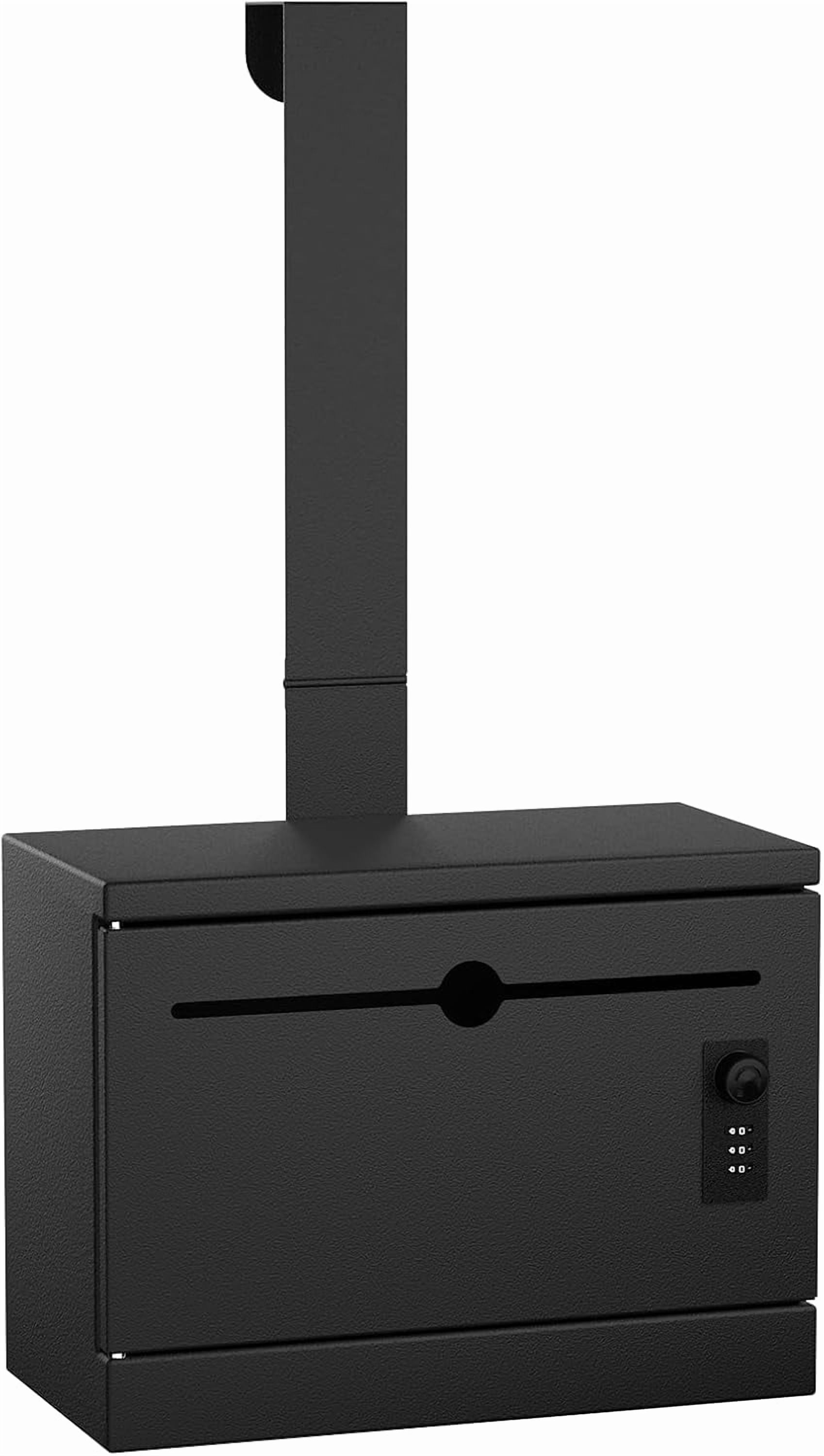 POCHAR Over-the-Door Locking Drop Box with Height Adjustable ...