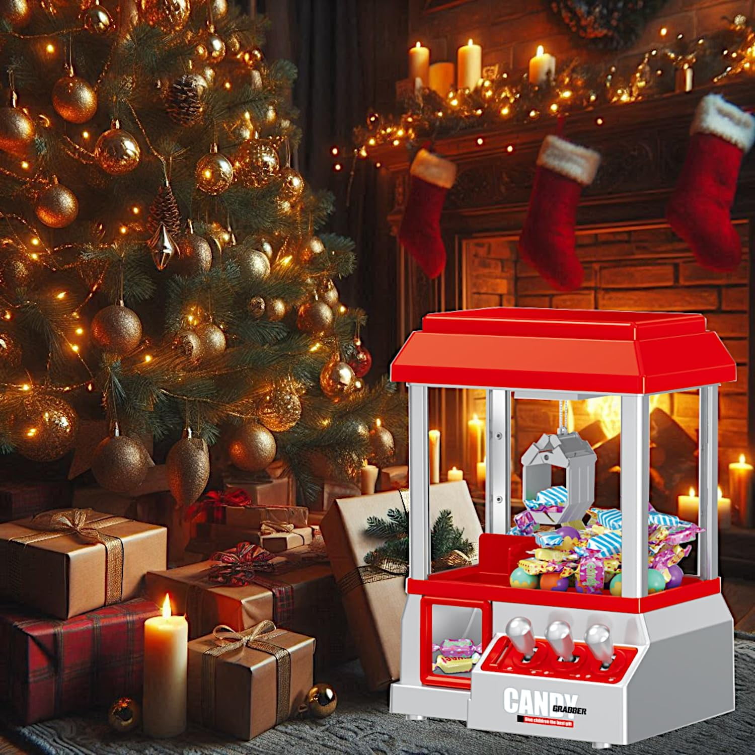 POCO DIVO Claw Machine Arcade Grabber Classic Kids Vending Toy ...