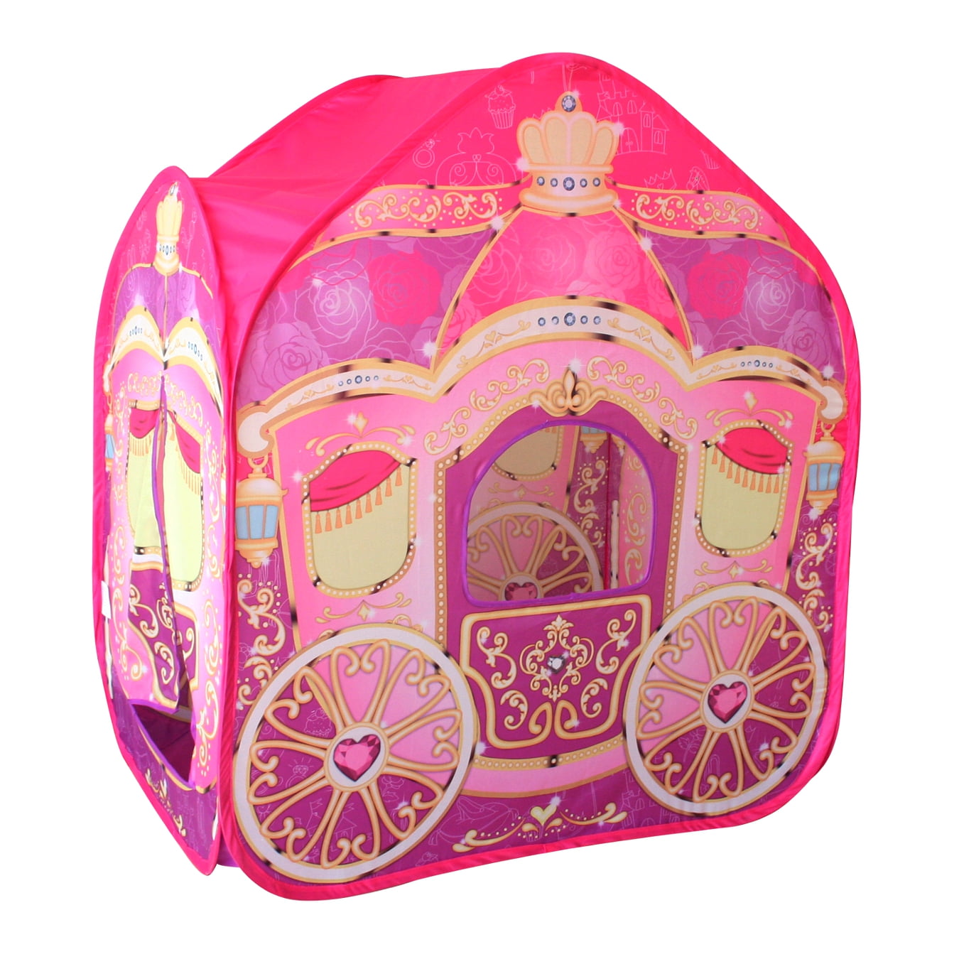 POCO DIVO Princess Carriage Cinderella Wagon Pop up Play Tent Girls ...