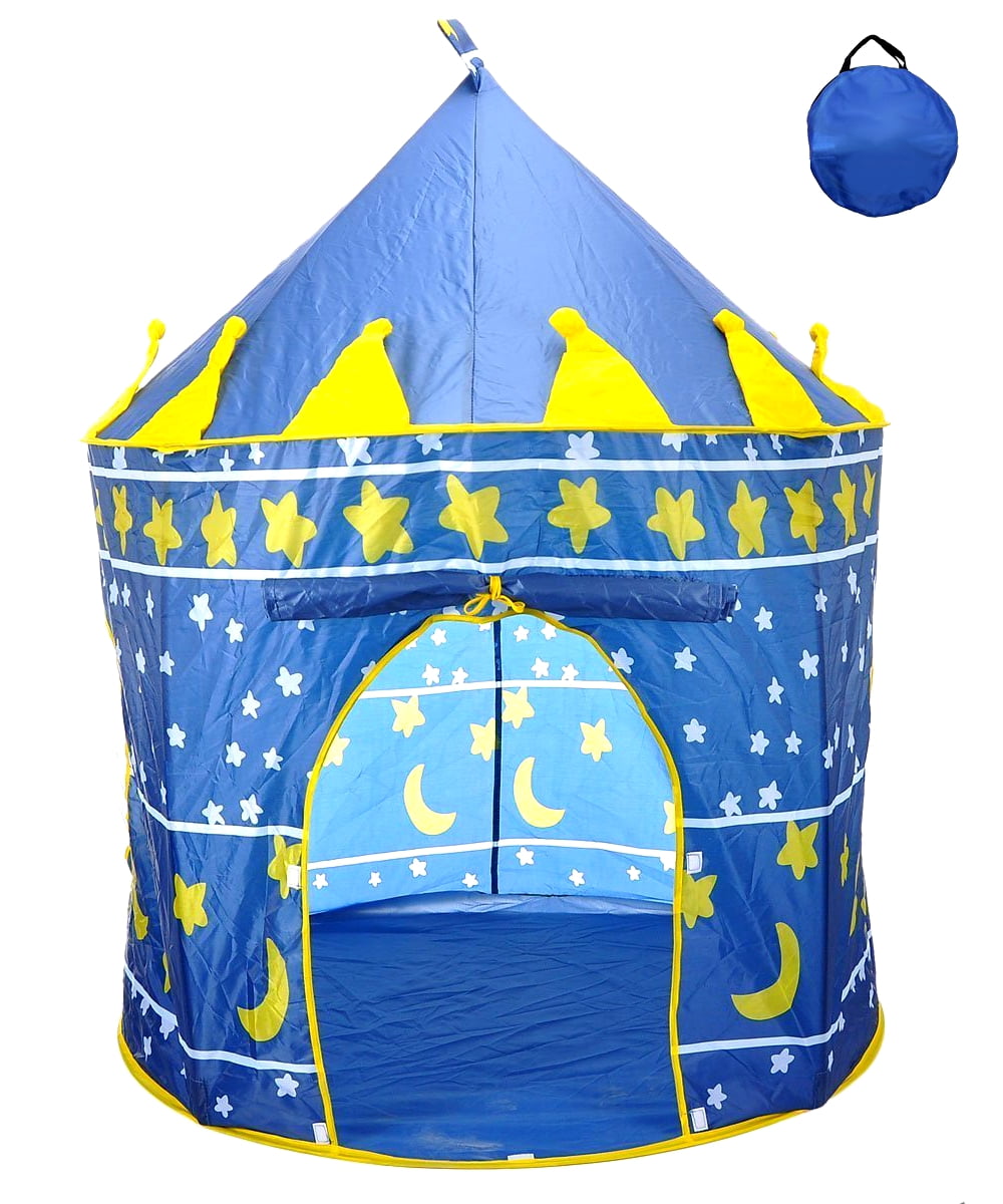 POCO DIVO Star Castle Prince House Indoor Blue Night Tent Outdoor Kids ...