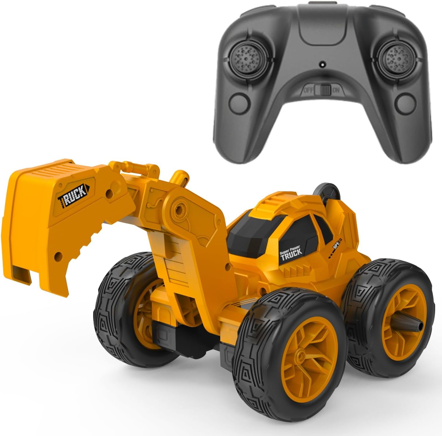 POCO DIVO Tumbling Off-Road Stunt Excavator RC Truck 2.4GHz ...