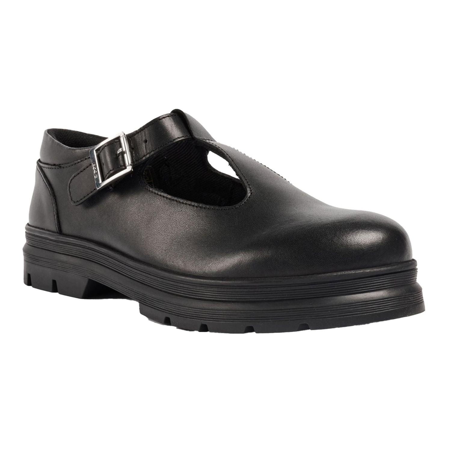 POD Girls Emilie Leather School Shoes - Walmart.com