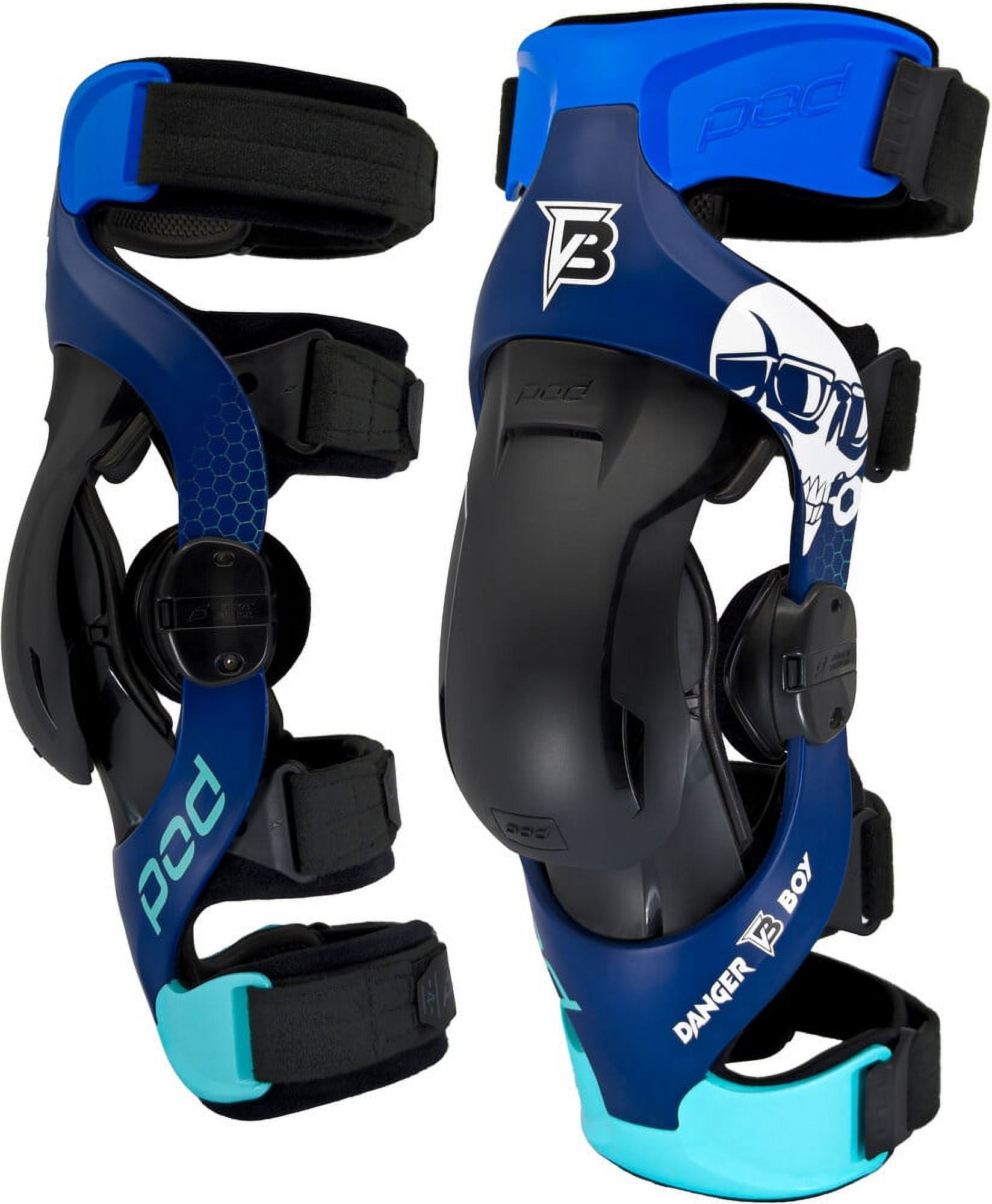 POD K4 2.0 LE DB238 Haiden Deegan Knee Braces Blue XS/SM - Walmart.com
