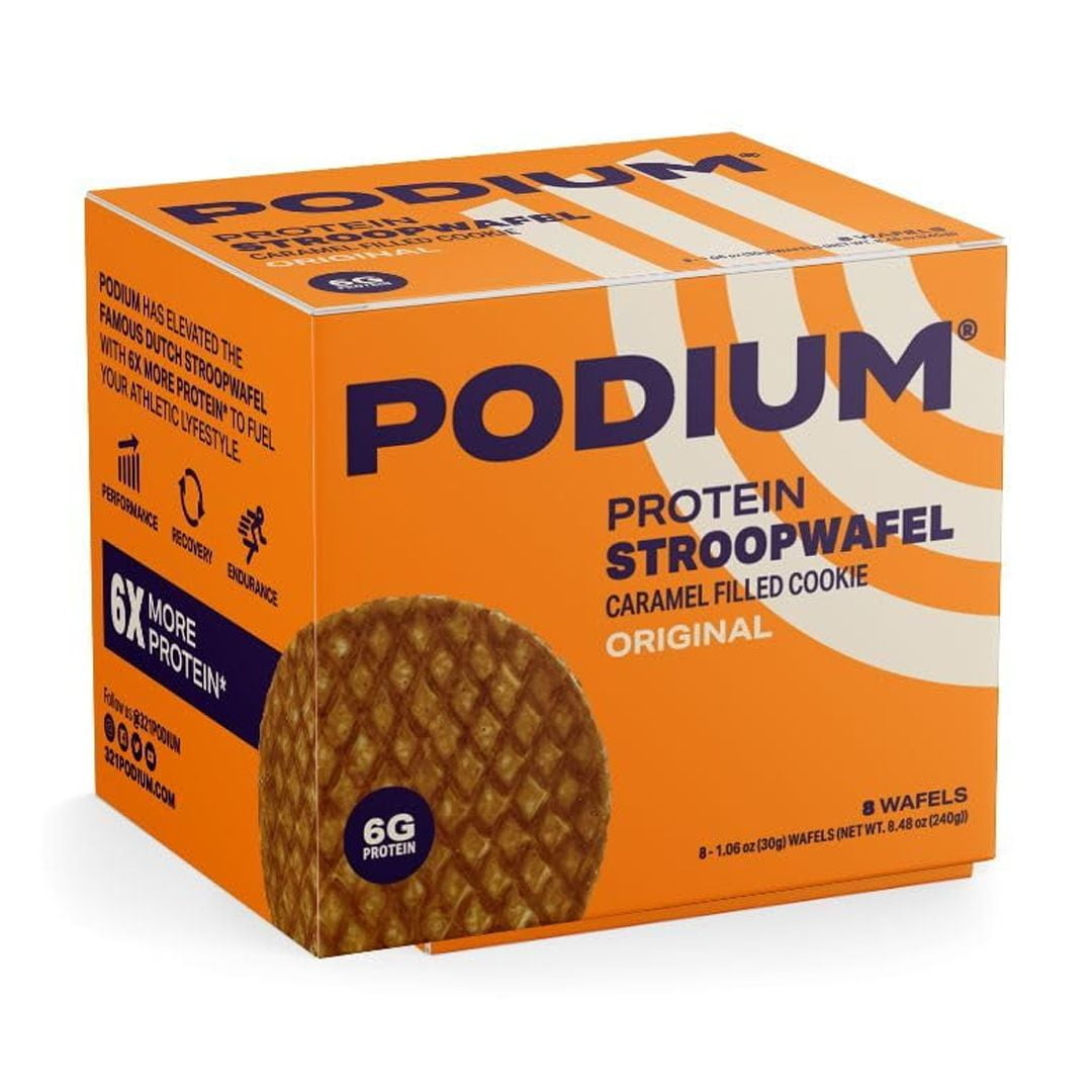 PODIUM® Protein Stroopwafel 8 AKF18 Count (Caramel) - Walmart.com