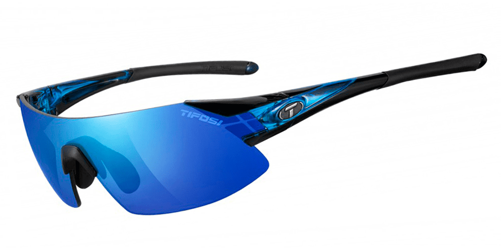 PODIUM XC, CRYSTAL BLUE INTERCHANGEABLE SUNGLASSES CLARION BLUE/AC RED ...