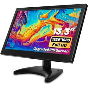 WHOLEV 12 inch CCTV HDMI Monitor LCD IPS 1920 * 1080 Audio Video ...