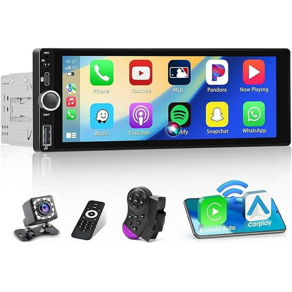 Single Din Touch Screen Car Stereos in Single Din Car Stereos - Walmart.com