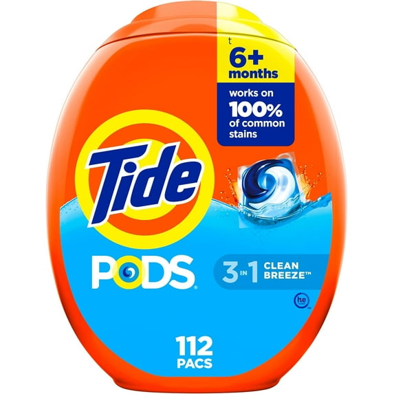 PODS laundry detergent pacs, 3-in-1 Stain Remover, Odor Fighter, Color ...