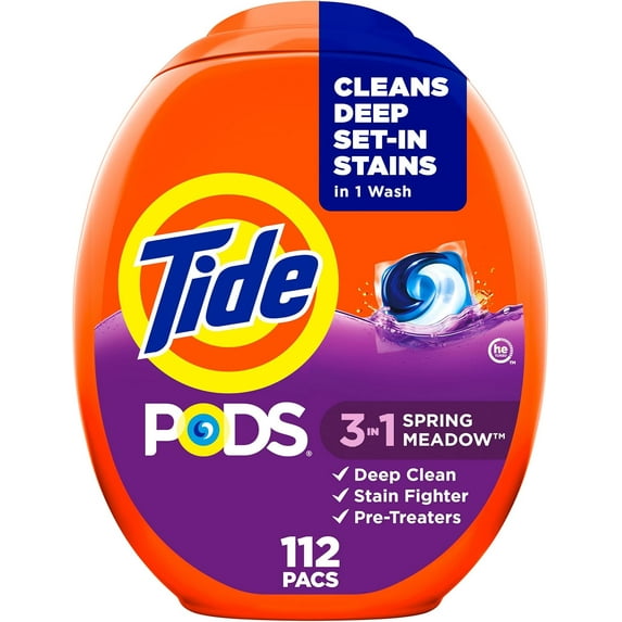 PODS laundry deternt pacs, 3-in-1 Stain Remover, Odor Fighter, Color ...