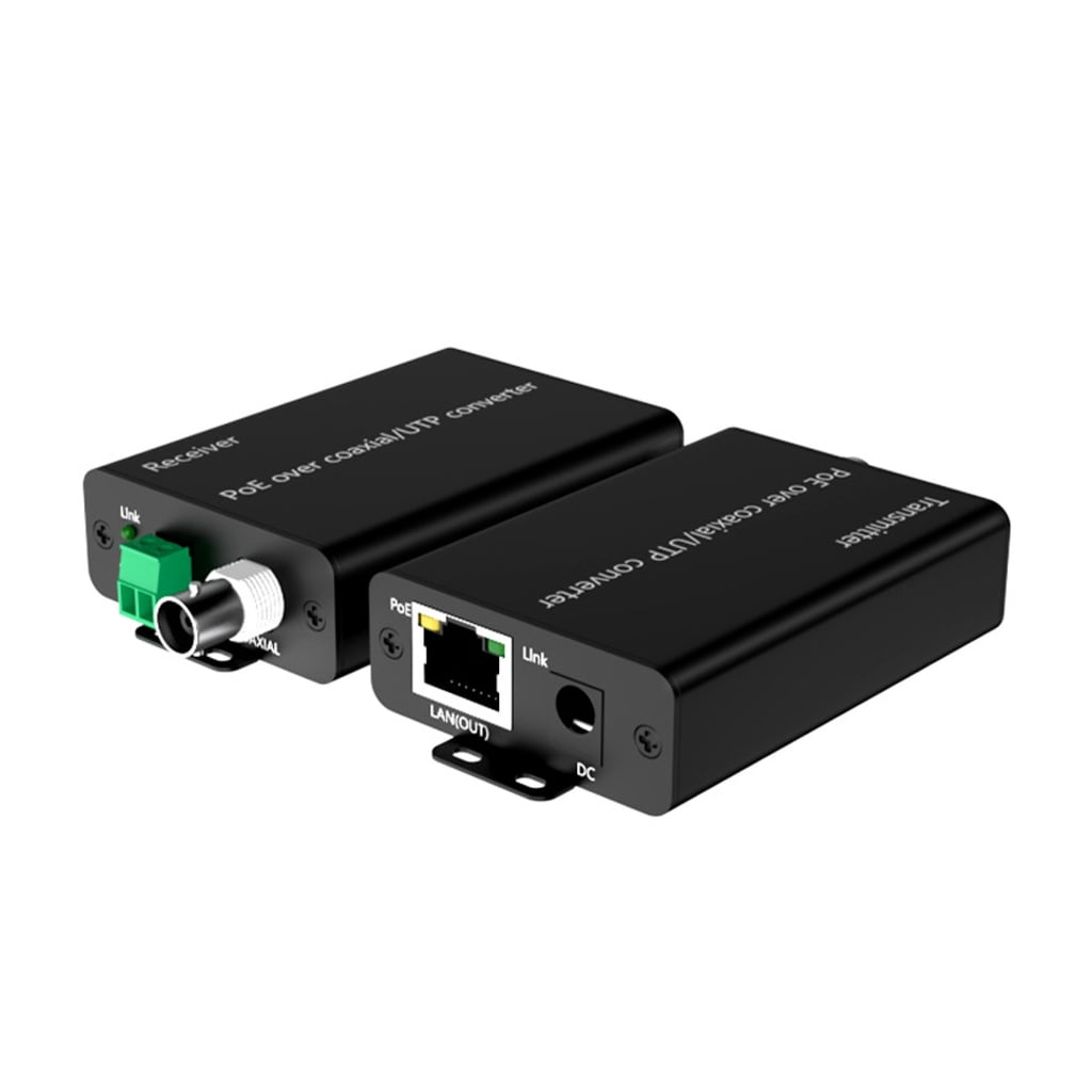 POE Coaxial Extender 500M Transmission Power Over Ethernet Converter ...