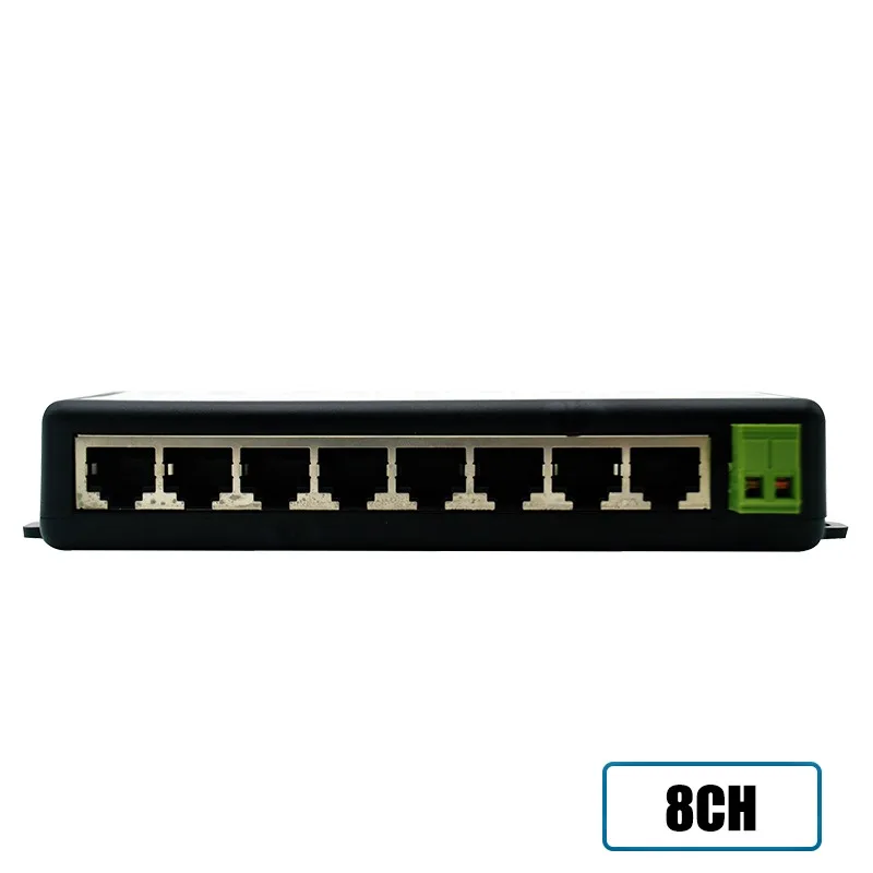 POE Injector 4Ports 8 Ports POE Splitter for CCTV Network POE Camera ...