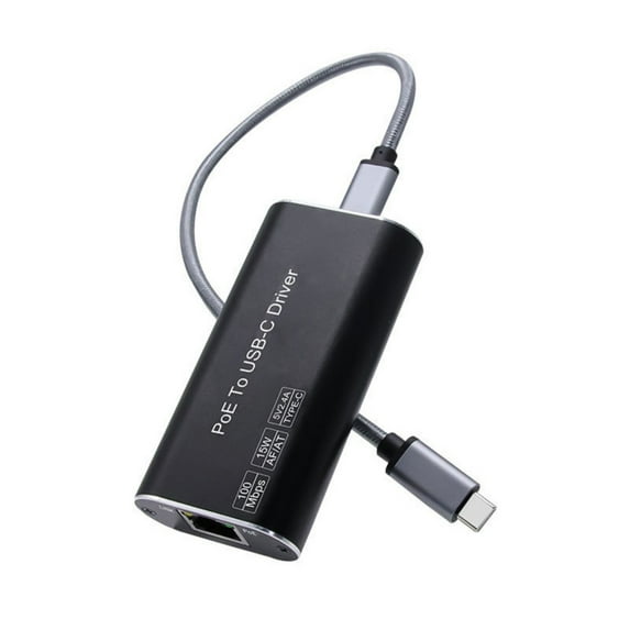 POE Power Supply Ethernet to Type C Adapter for USB C Device,POE to USB ...