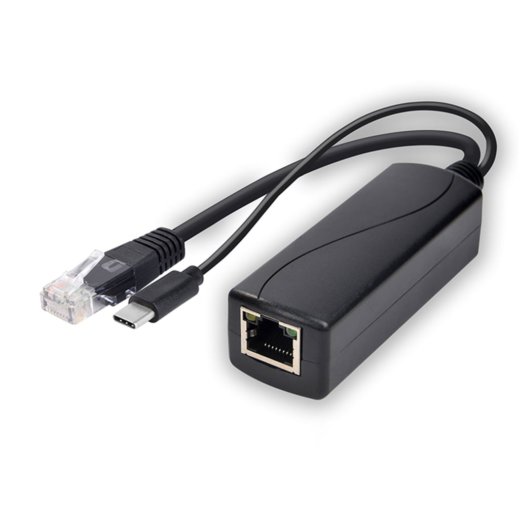 POE Splitter 48V to 5V USB Type C Power Over Ethernet Adapter Cable ...
