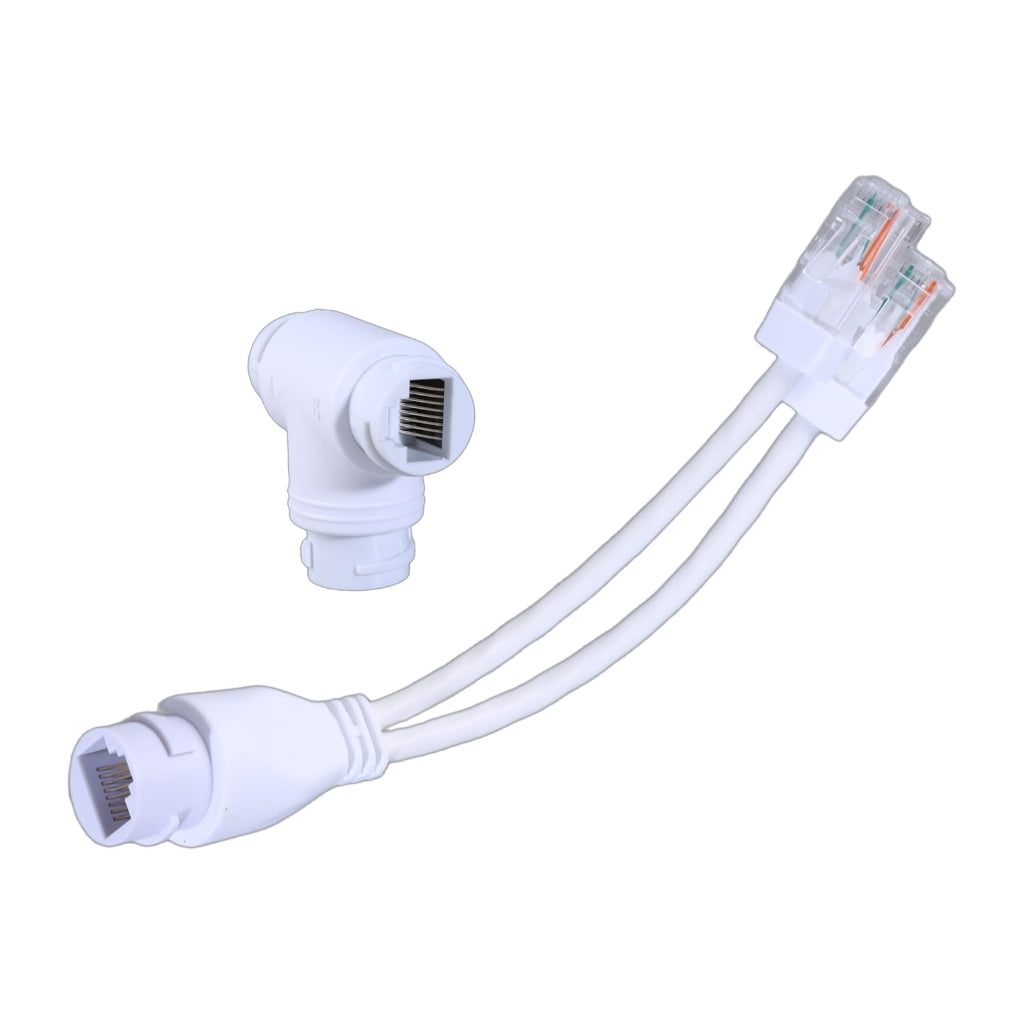 POE Splitters 2-in-1 Networking Cabling Connectors Three-way RJ45 ...