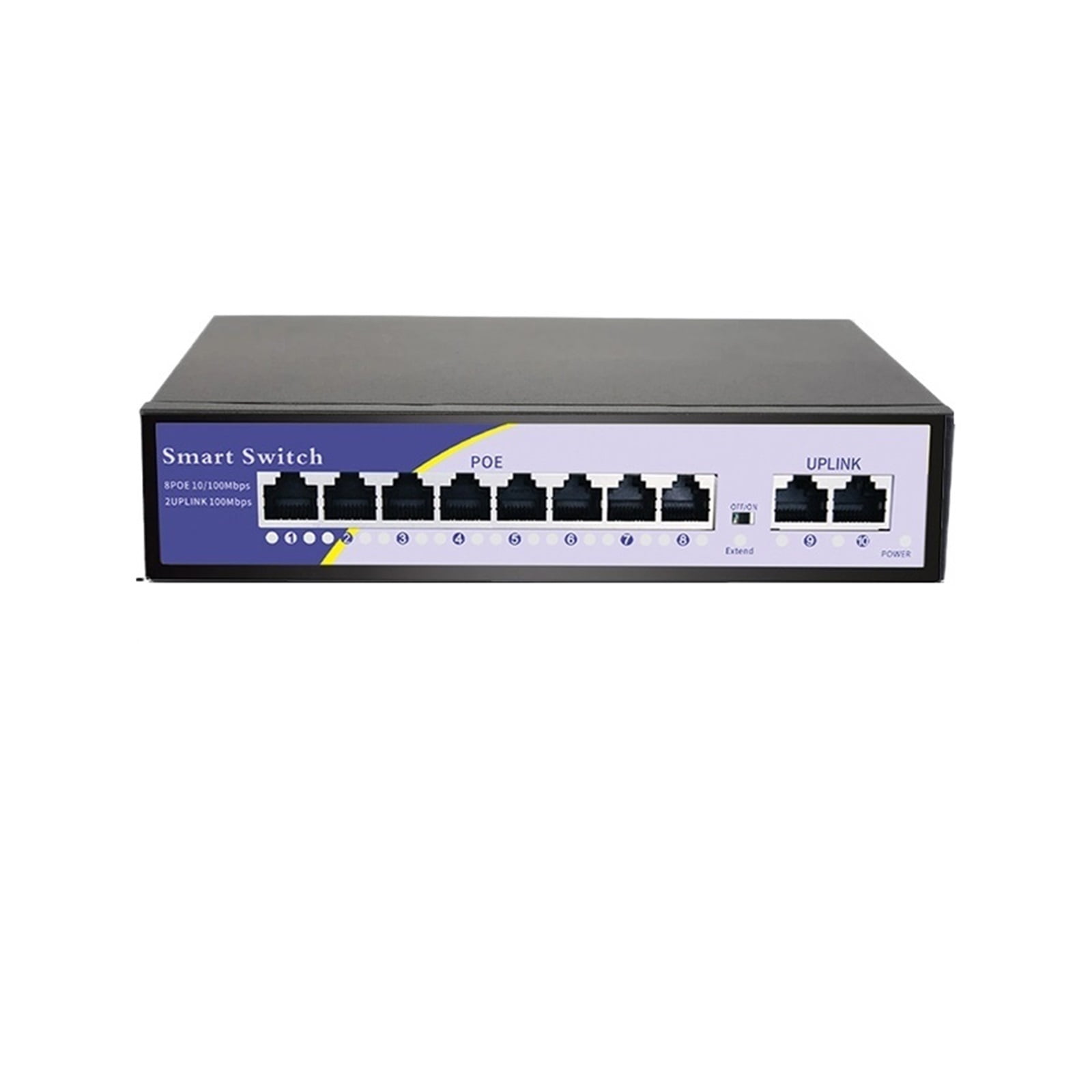 POE Switch 48V 100Mbps Smart IP Switch 4/8 Ports POE Standard RJ45 ...