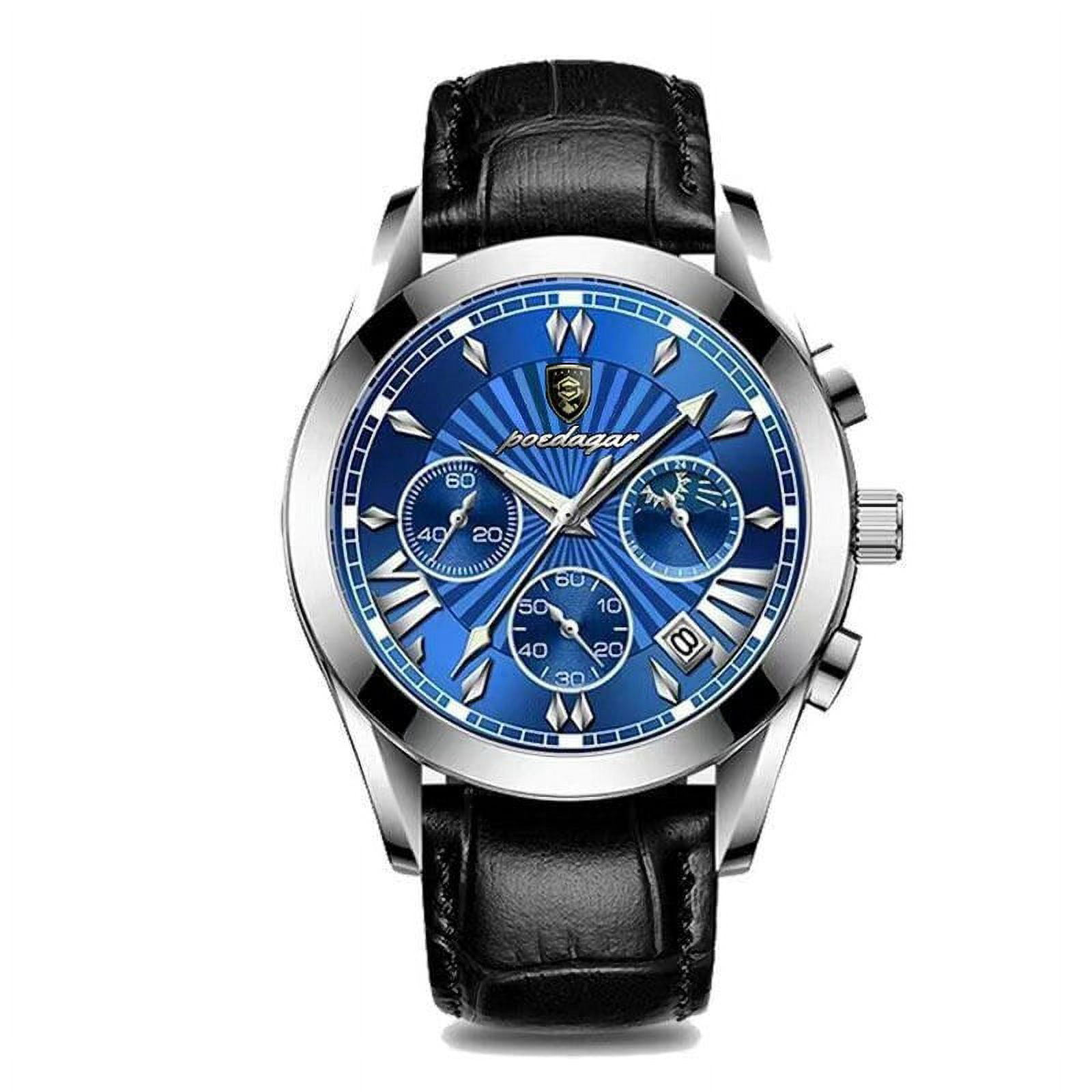 POEDAGAR Fashion Chronograph Function Men Watch Waterproof Luminous ...