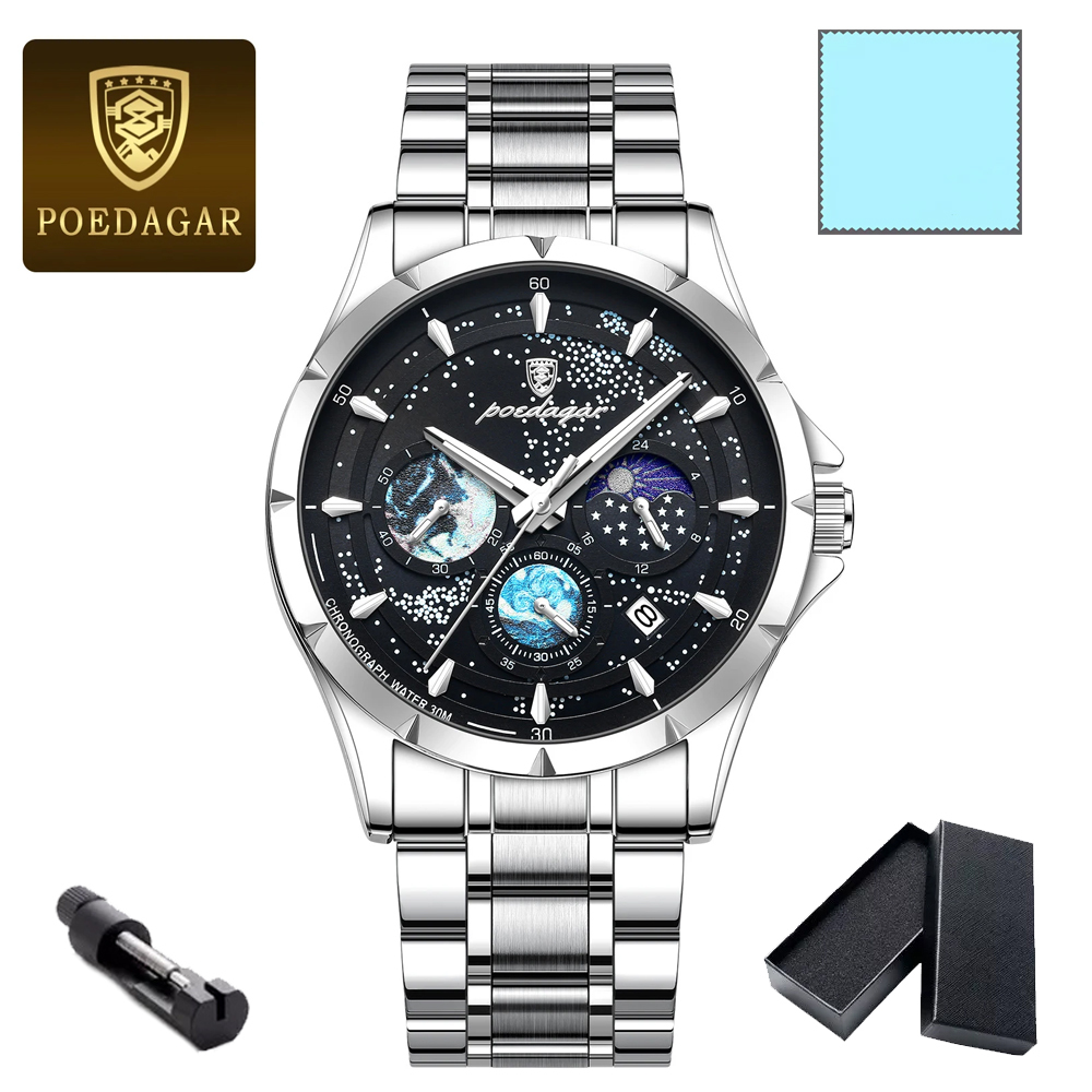 Emporio Armani Men's Sport Chronograph Stainless Steel Bracelet Watch ...