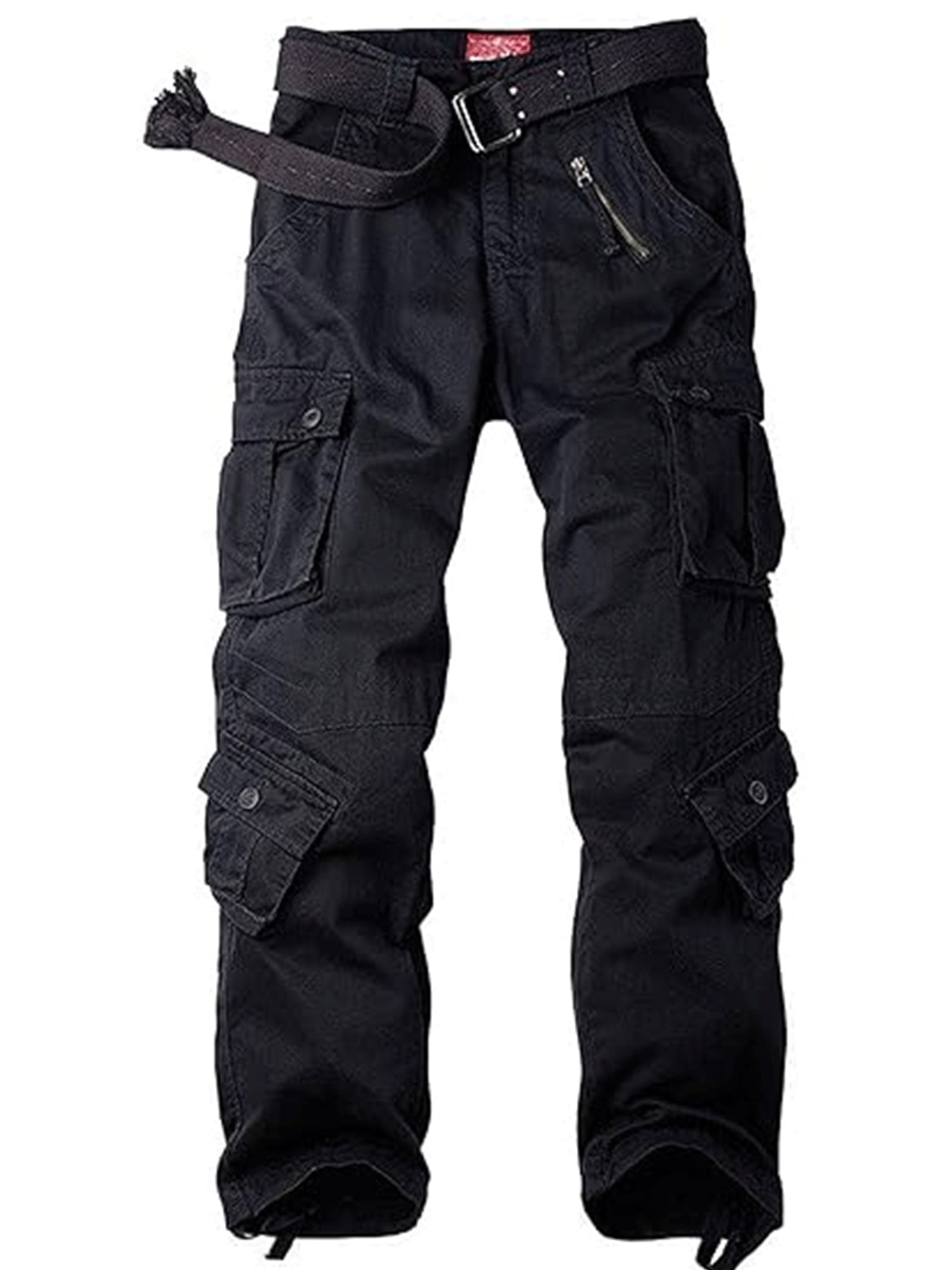 POENTAB Cargo Pants for Men Ripstop Cotton Work Pants Regular Fit ...