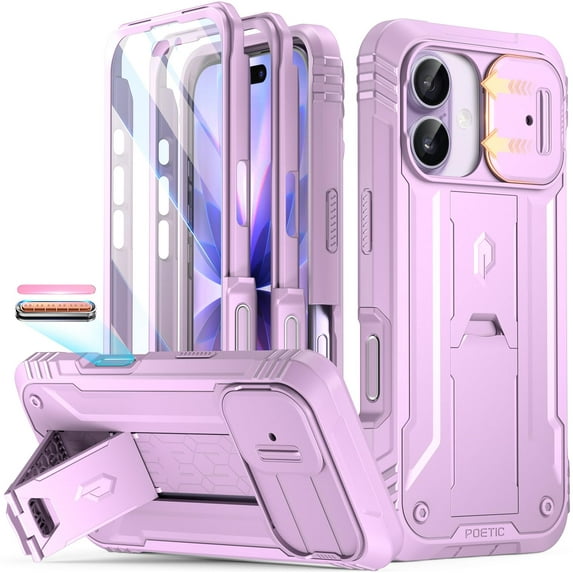 POETIC for iPhone 17 Case with Camera Control Capture Button, [Slide ...