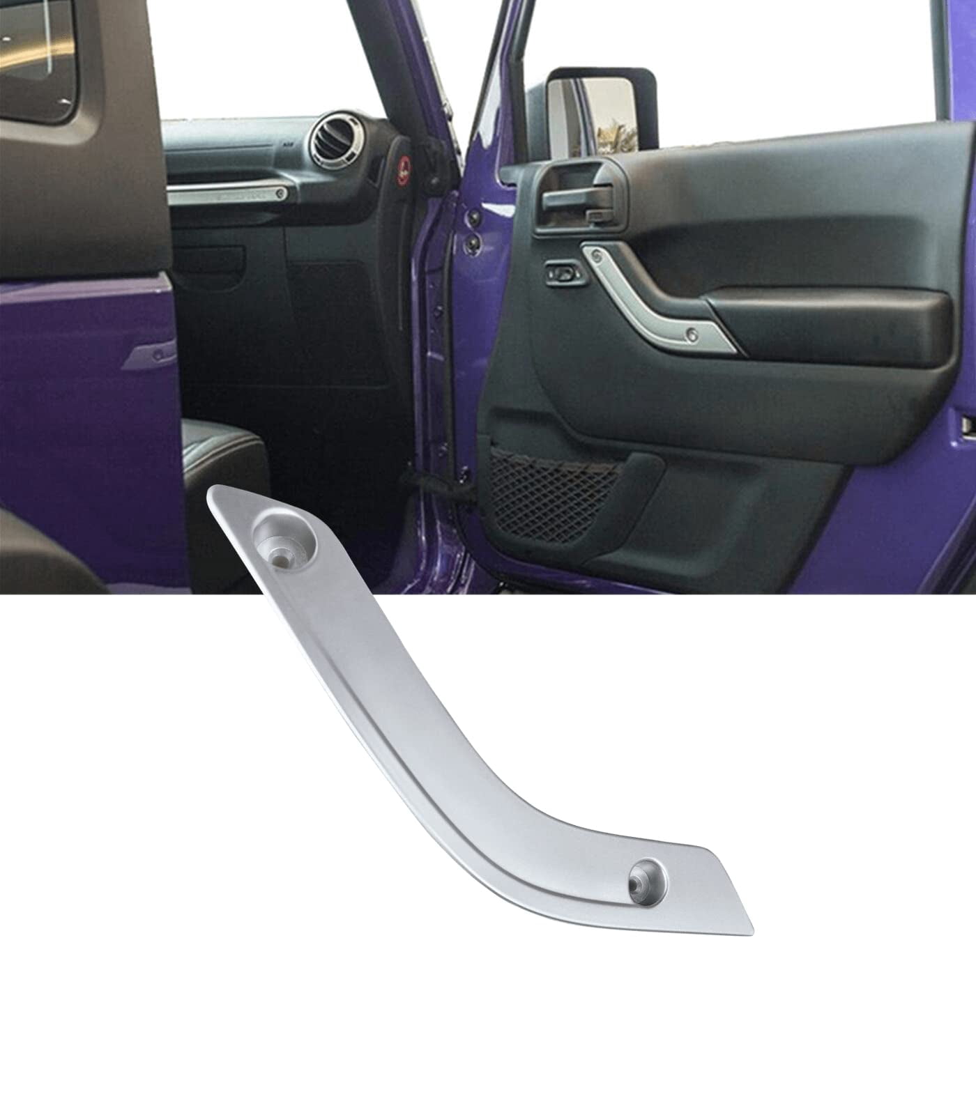 POETRYXIAO Interior Door Grab IFF17 Handle Inserts Cover for 2011-2018 ...