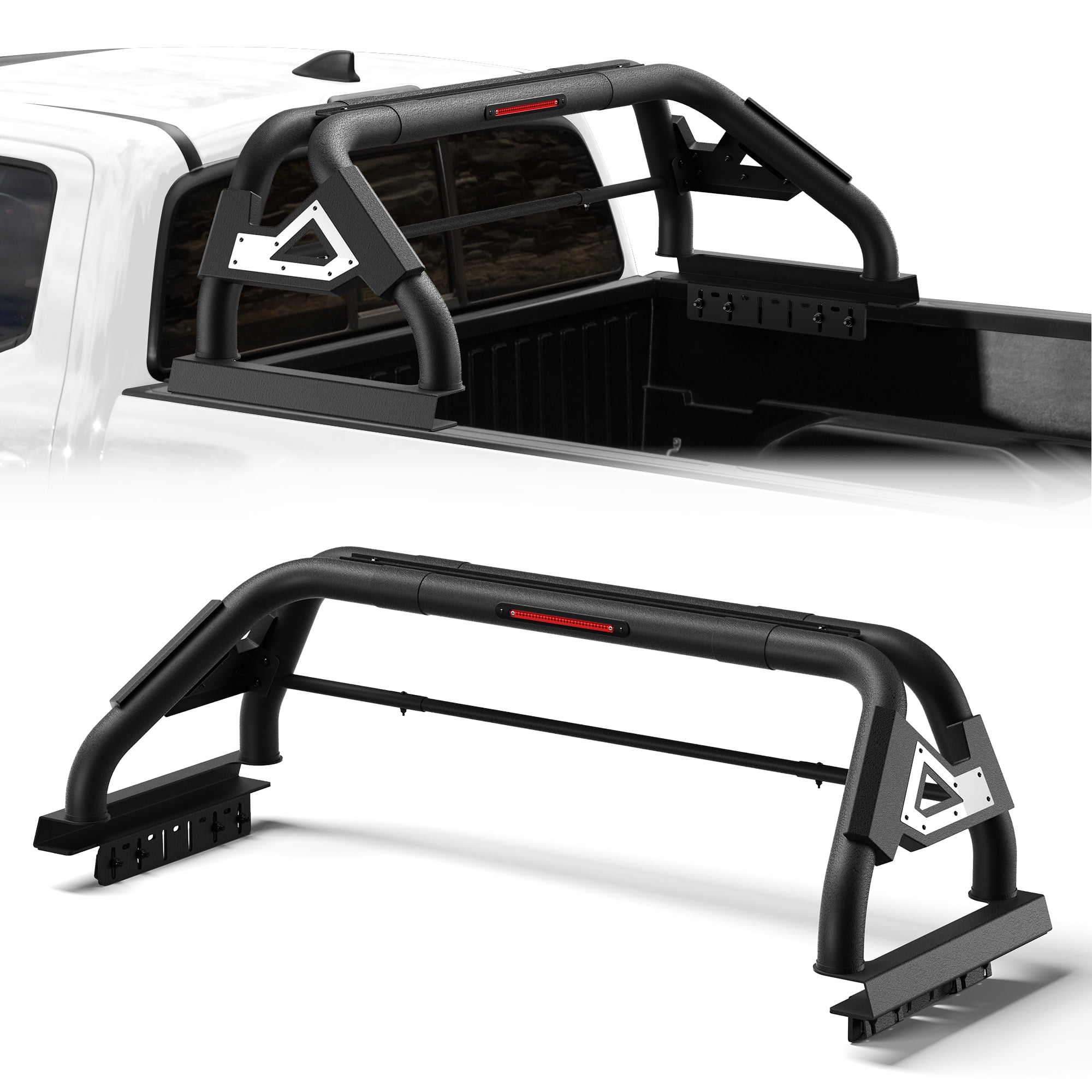 POFENZE Roll Bar for Mid-Size Pickup Truck Adjustable No-Drill Headache ...