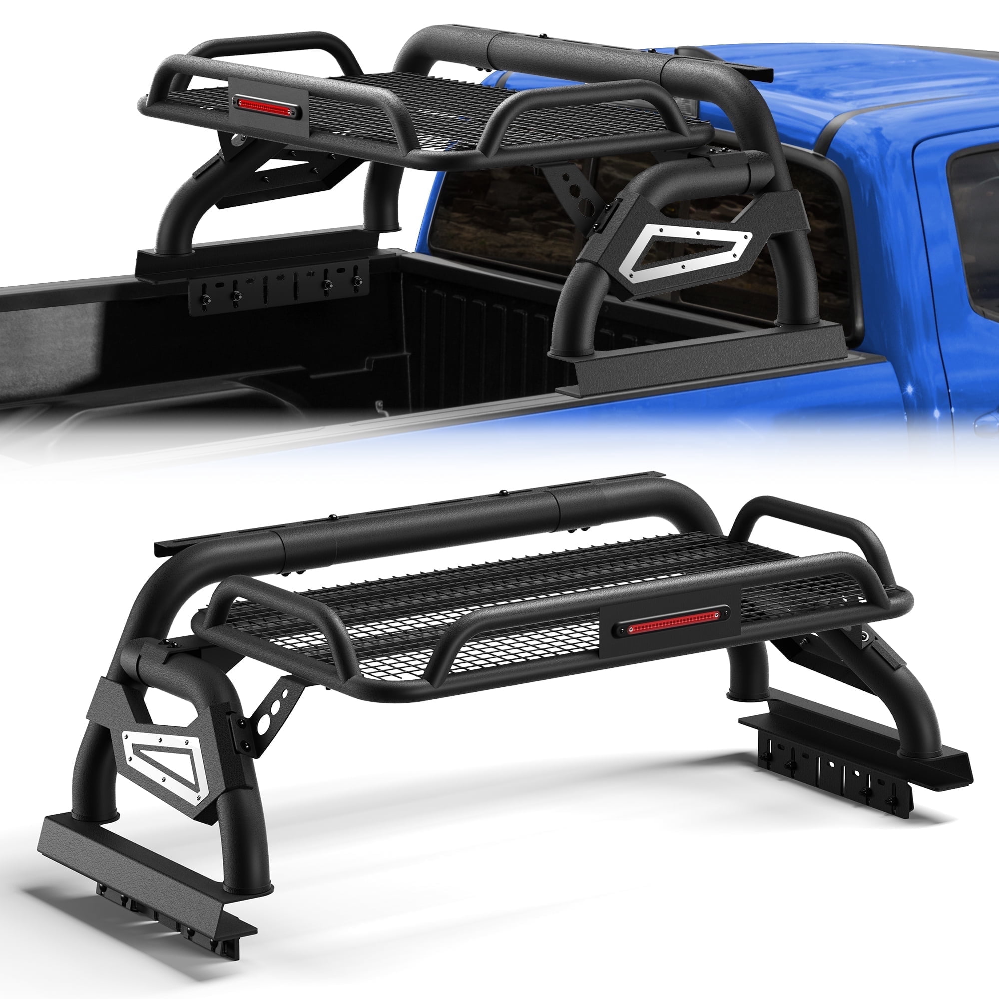 POFENZE Roll Bar for Mid Size Pickup Truck Chase Rack Sport Bar with ...