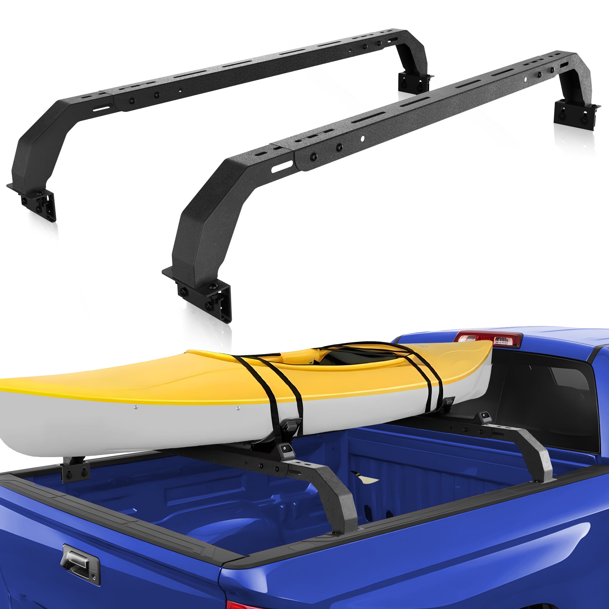 POFENZE Truck Ladder Racks for Truck 900Ibs Capacity Adjustable Truck ...