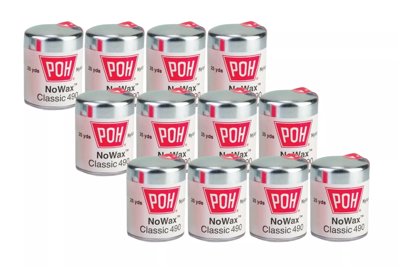 POH Dental Floss Unwaxed, 100 Yard- 12 Pack - Walmart.com
