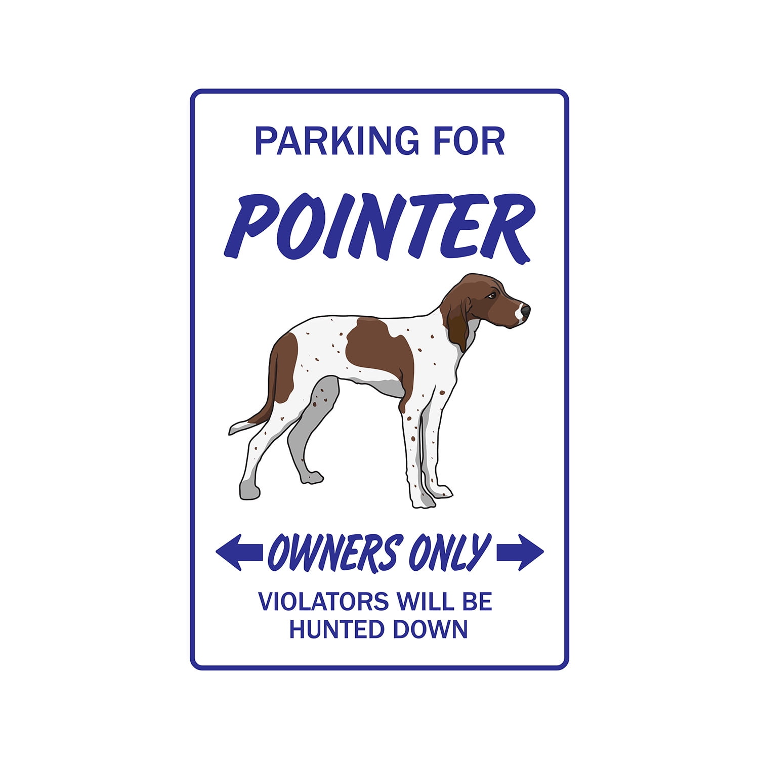 POINTER Decal dog pet parking Decals kennel hunter hunting | Indoor ...