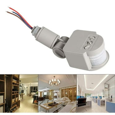 Motion Sensor Detector Wall Light Switch LED Outdoor 180 Degree ...