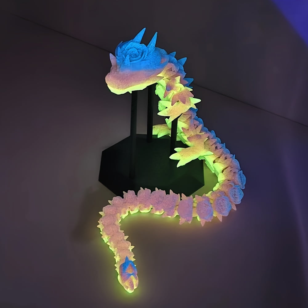 POINTERTECK 3D Printing Starlight Dragon Luminous Dragon Chinese Dragon ...