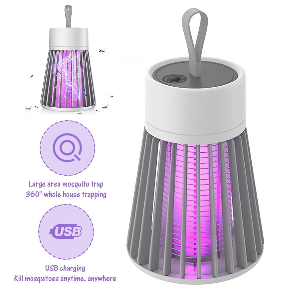 POINTERTECK Electric Bug Zapper, Portable USB Rechargeable Mosquito ...