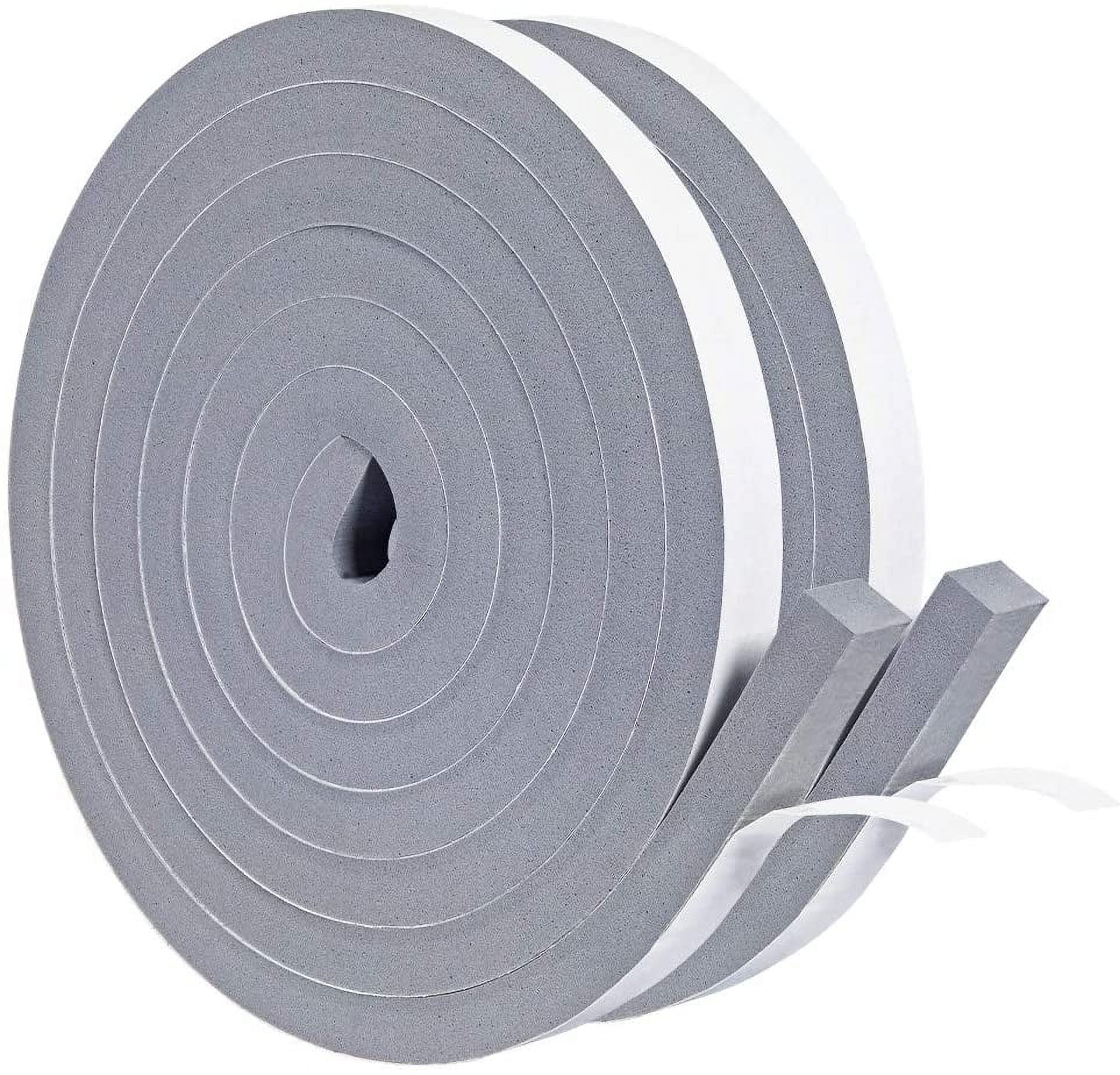 POINTERTECK Foam Seal Tape 4 Rolls 1/2 Inch Wide X 2/5 Inch Thick, Self ...